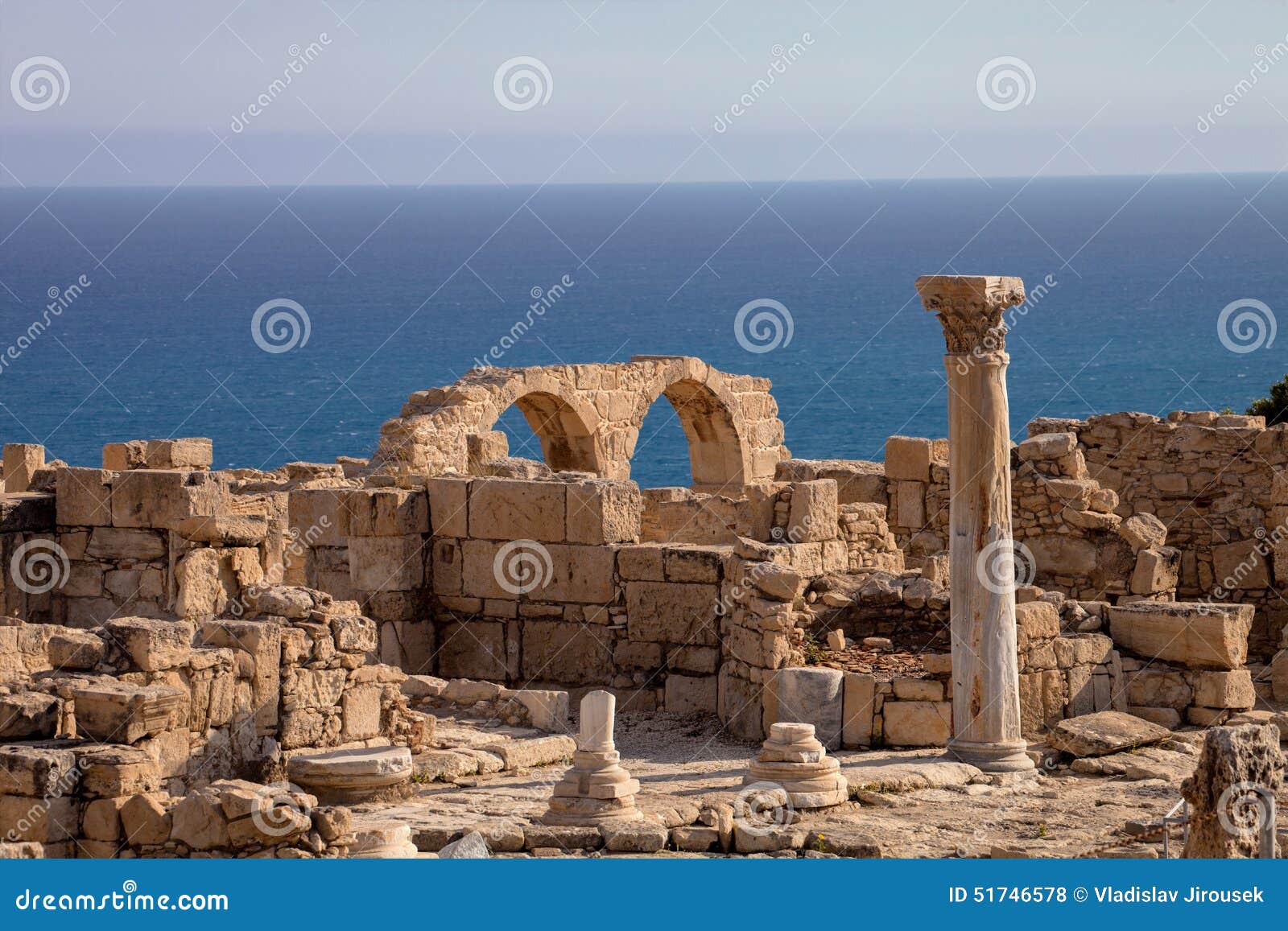 Kurion, Important Ancient Archaeological Monument in Cyprus Stock Photo ...