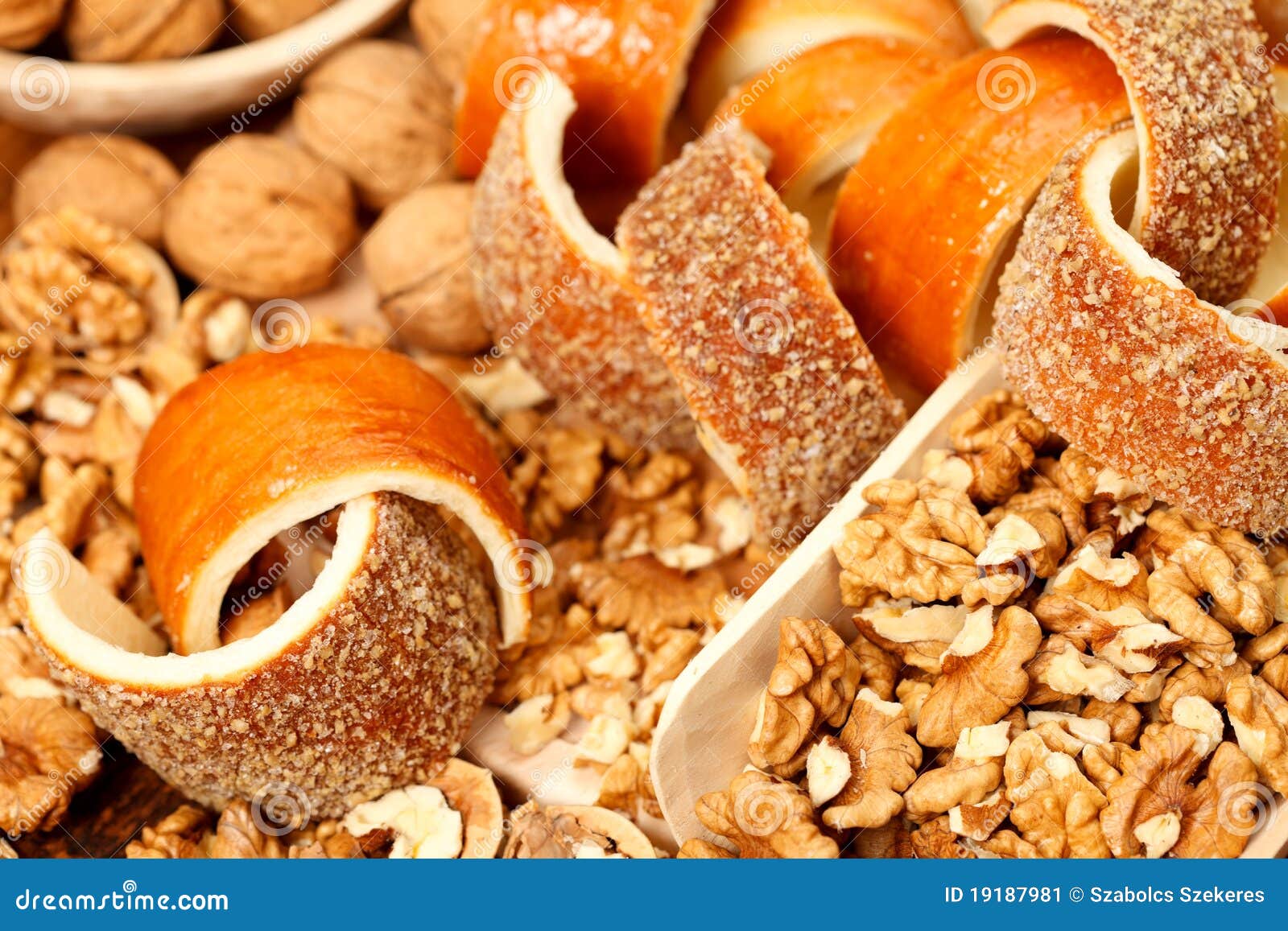 Kurtos kalacs stock image. Image of kurtos, kalacs, spiral - 19187981