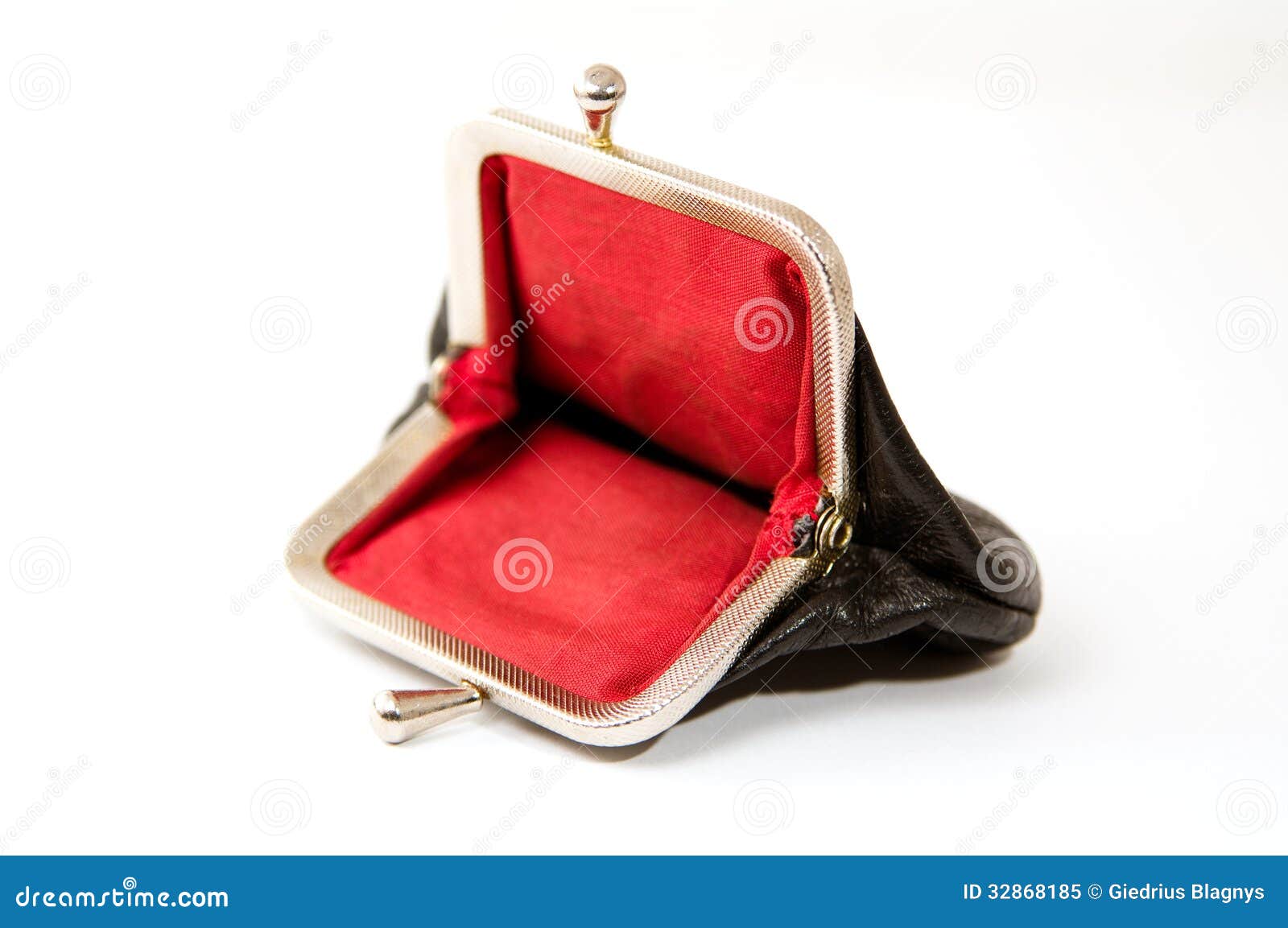 Kurzer Geldbeutel stockbild. Bild von wesentlich, schuld - 32868185