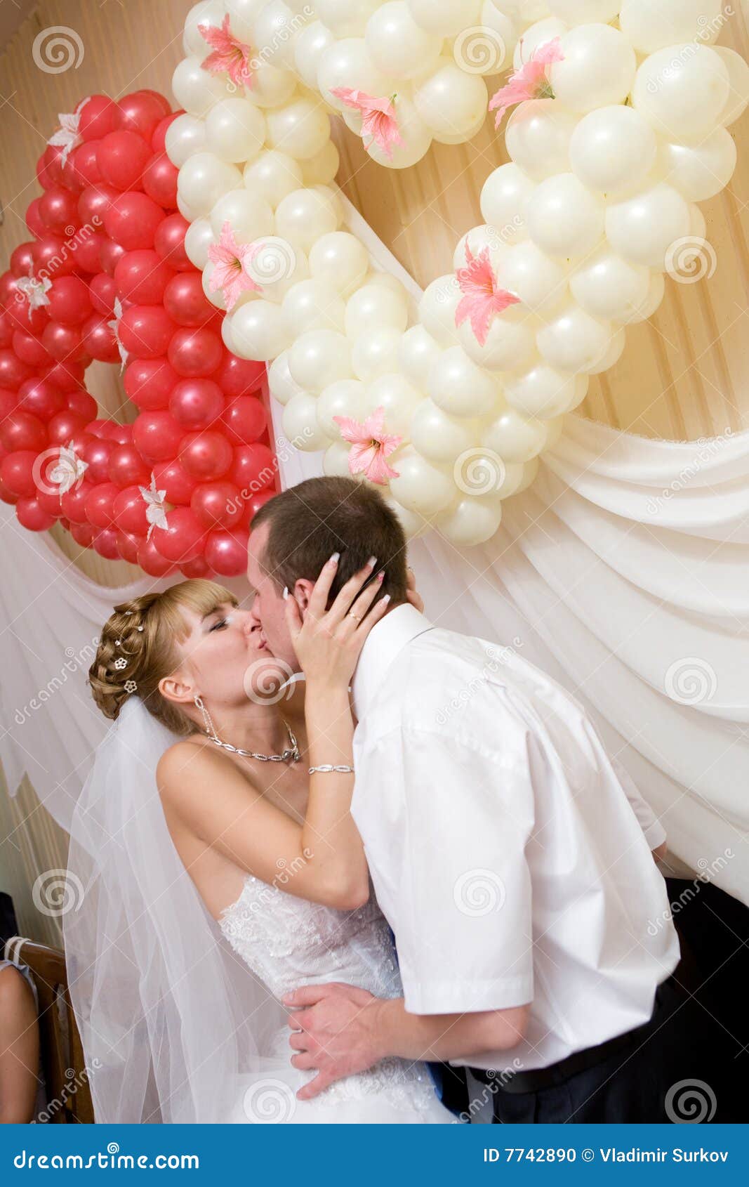 Kus stock foto. Image of leuk, vrouwen, orneren, muur - 7742890