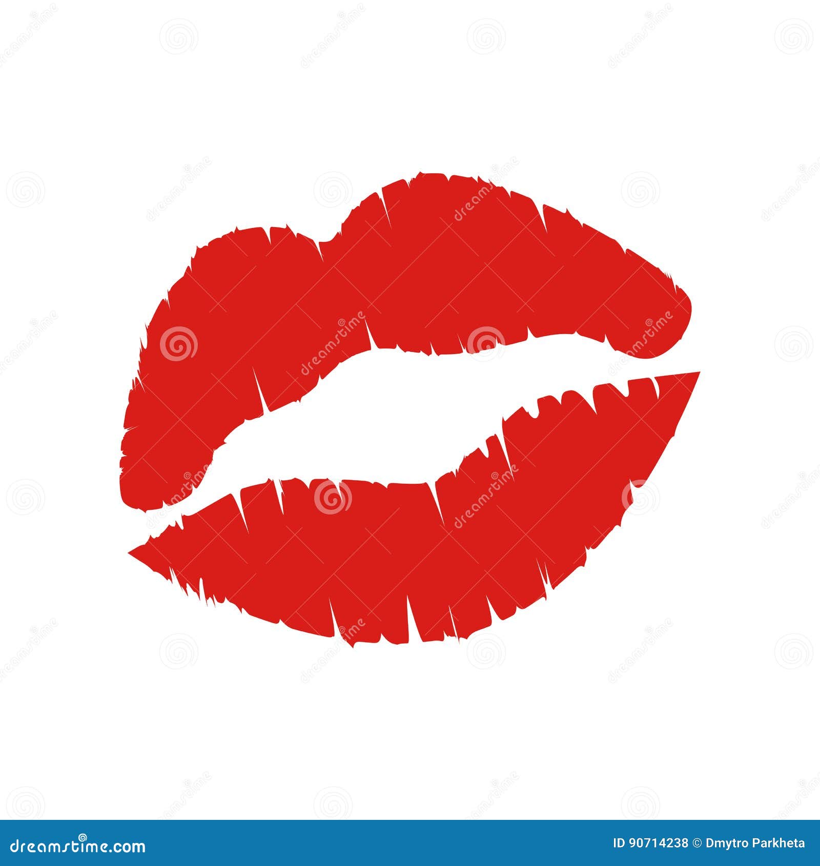 Kus vectorillustratie vector illustratie. Illustration of valentijn ...