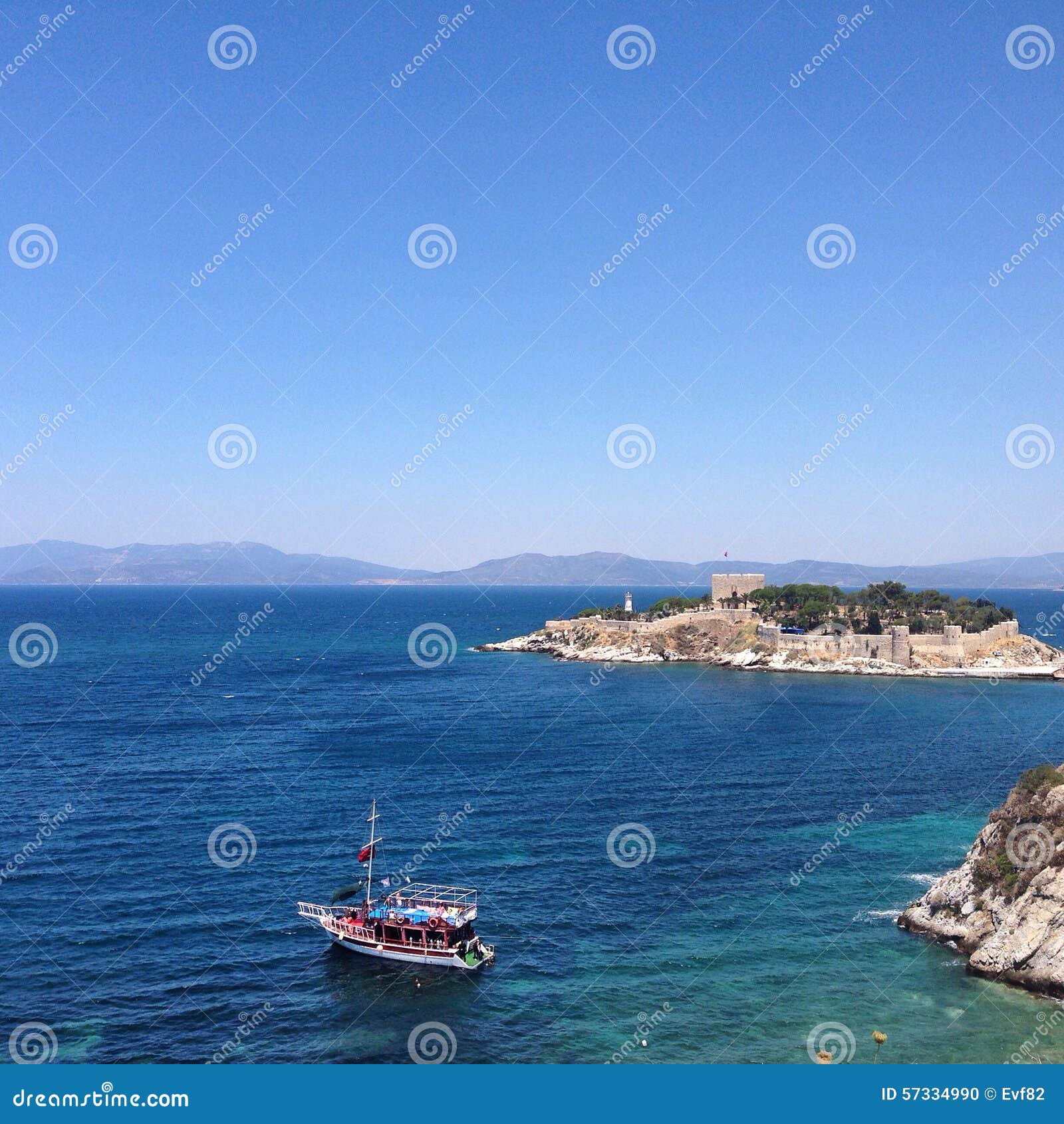Deep blue sea stock photo. Image of beautiful, deep, turkey - 57334990