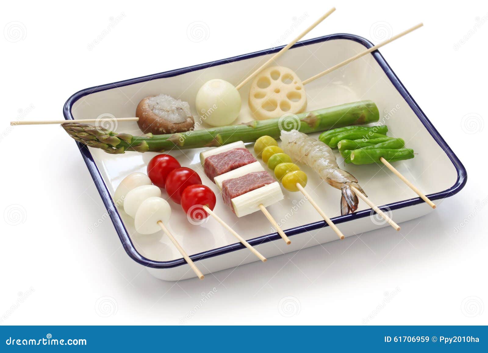 Kushiage, japanese food stock image. Image of osaka, making - 61706959