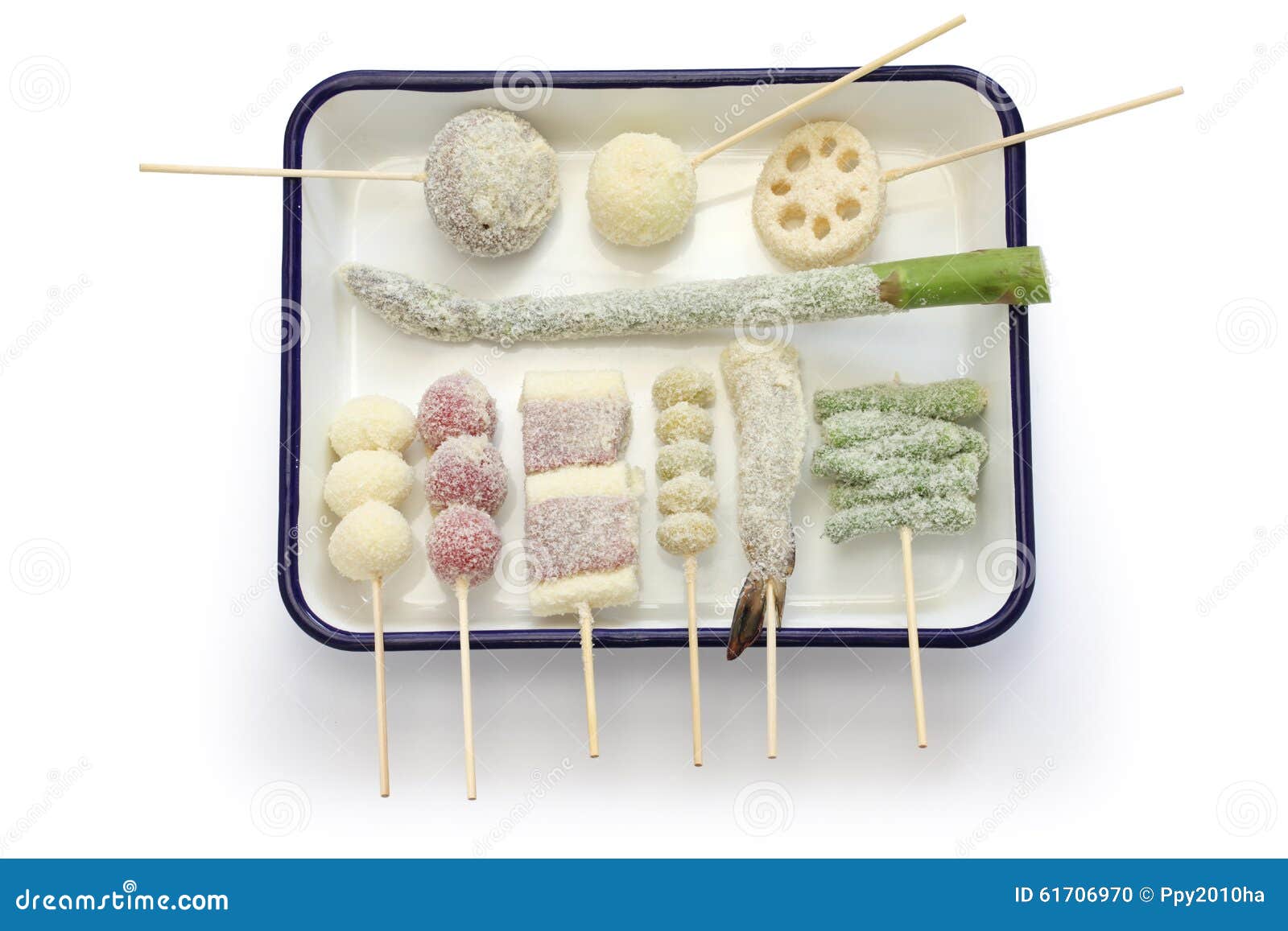 Kushiage, japanese food stock photo. Image of food, mixed - 61706970