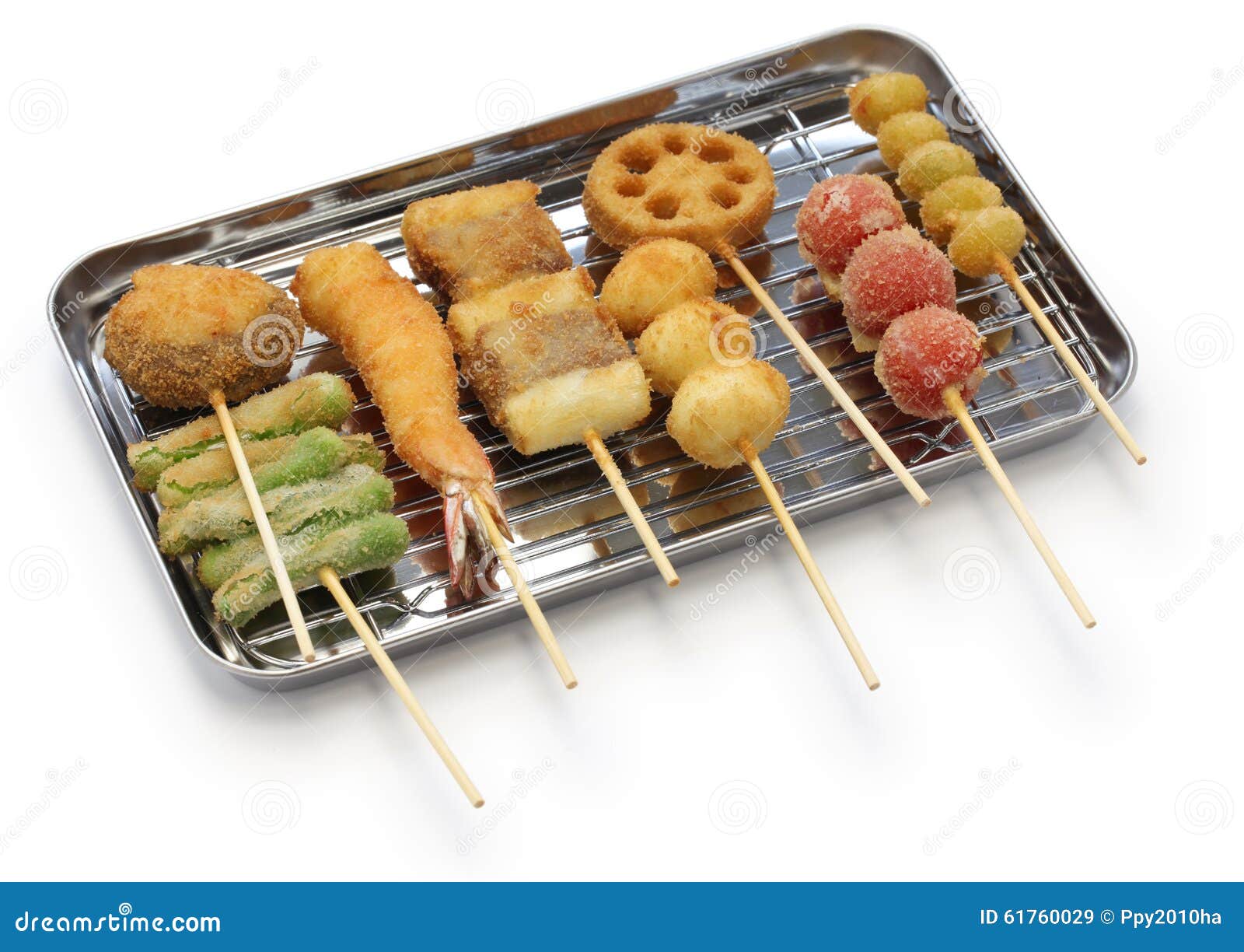 Kushiage, japanese food stock image. Image of lunch, cutlet - 61760029