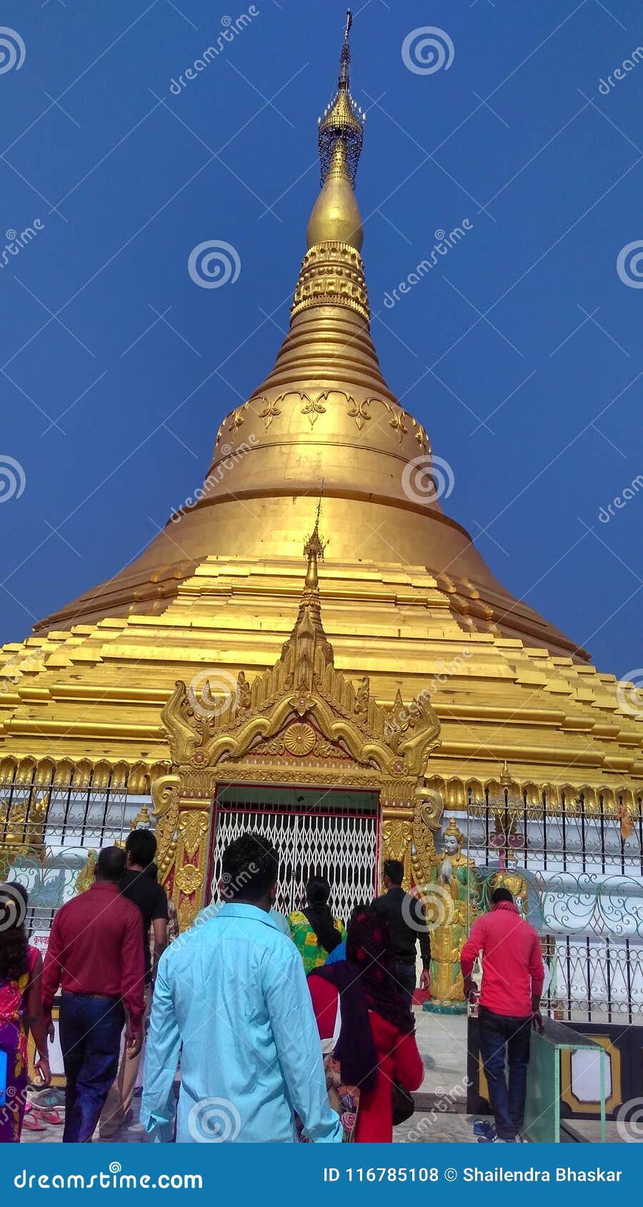 Kushinagar editorial stock photo. Image of temple, kushinagar - 116785108