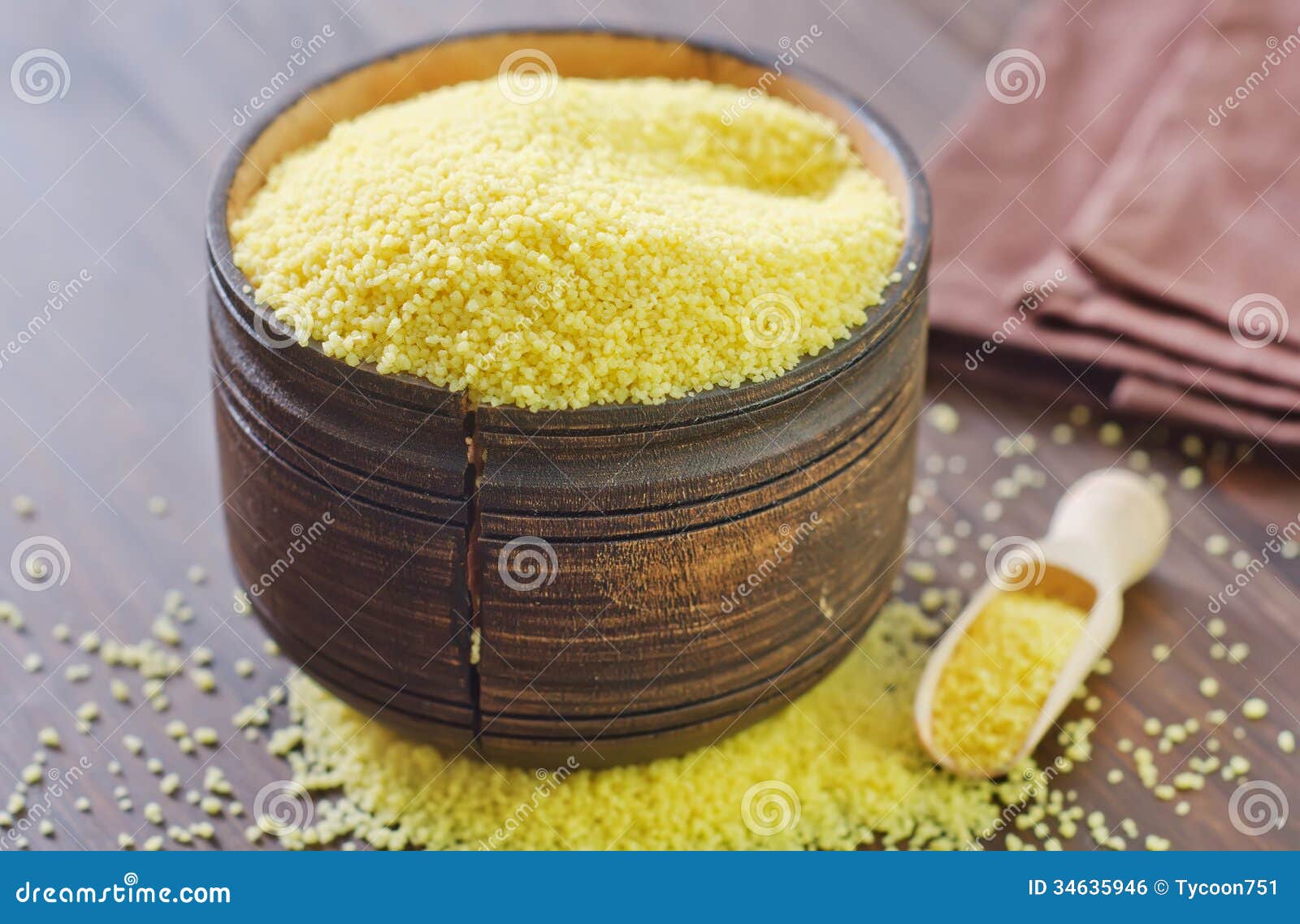 Kuskus stock photo. Image of kuskus, diet, meal, bulgur - 34635946