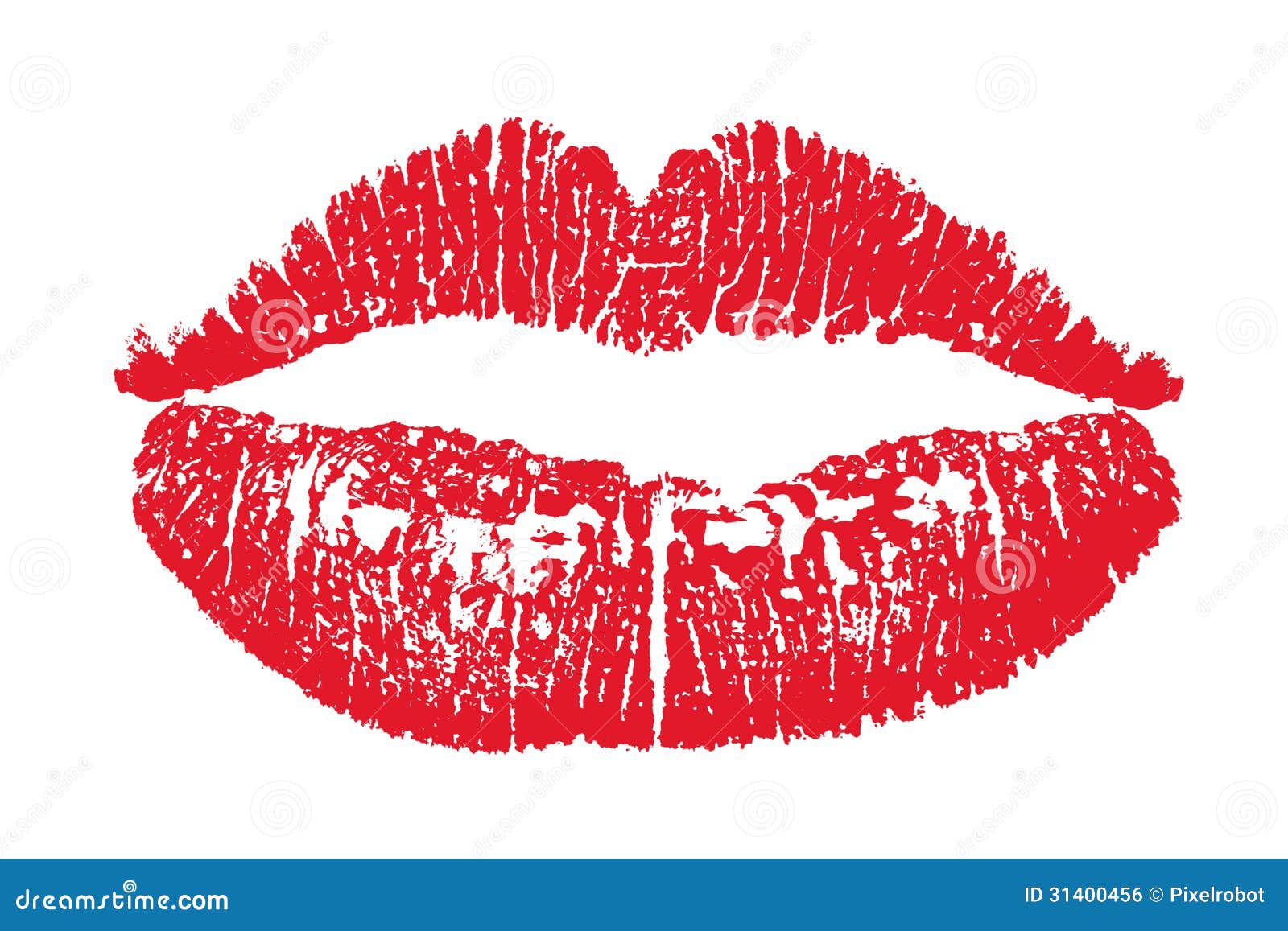 Kuss-Lippen stockfoto. Bild von markierung, obacht, teil - 31400456