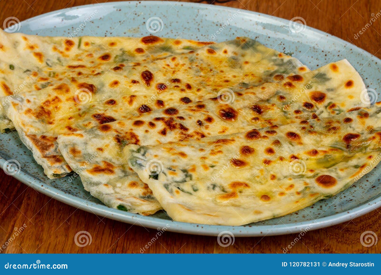 Kutab with meat stock image. Image of pancake, restaurant - 120782131