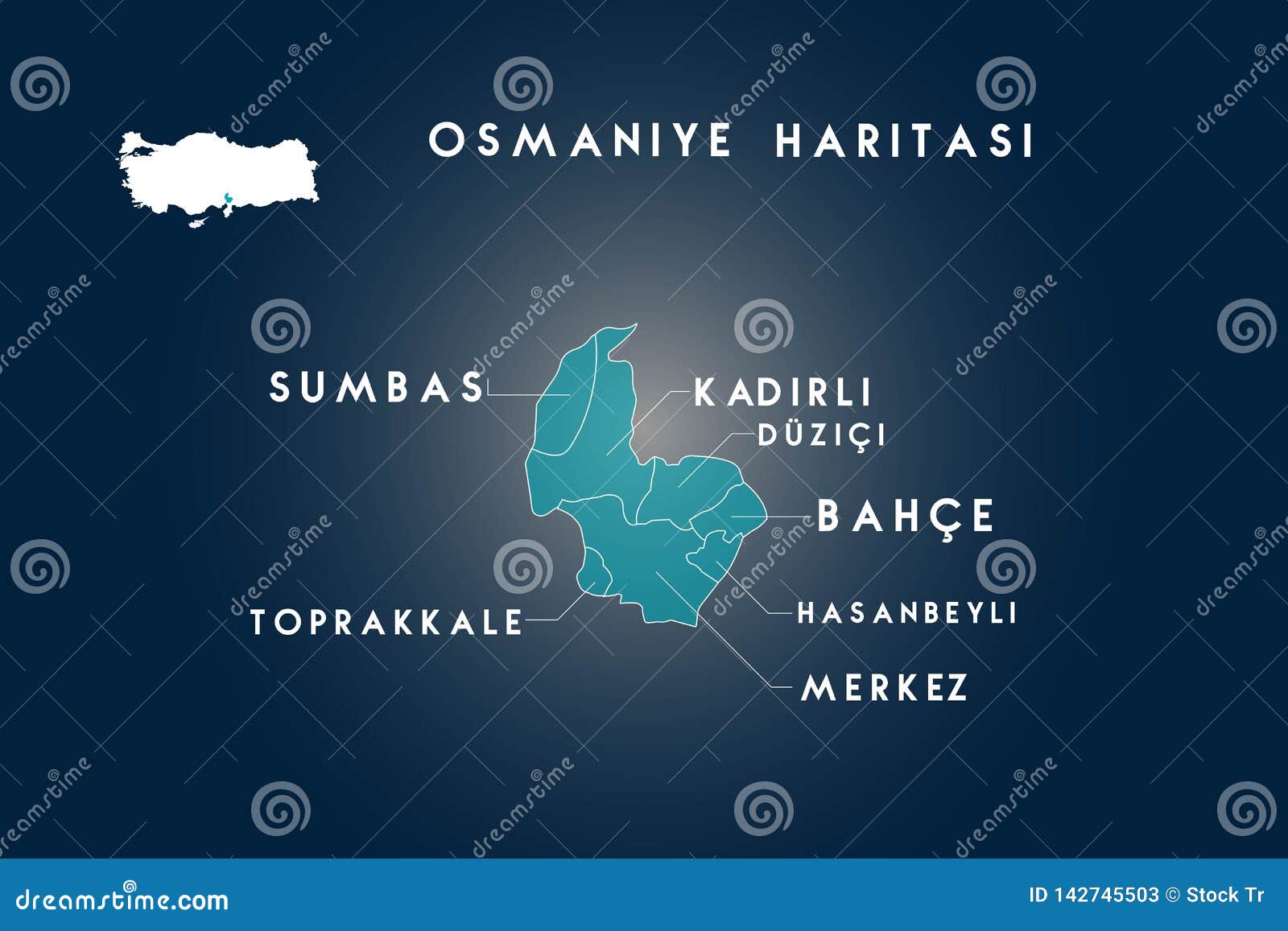 Osmaniye Districts Sumbas, Toprakkale, Hasanbeyli, Bahce, Duzici ...