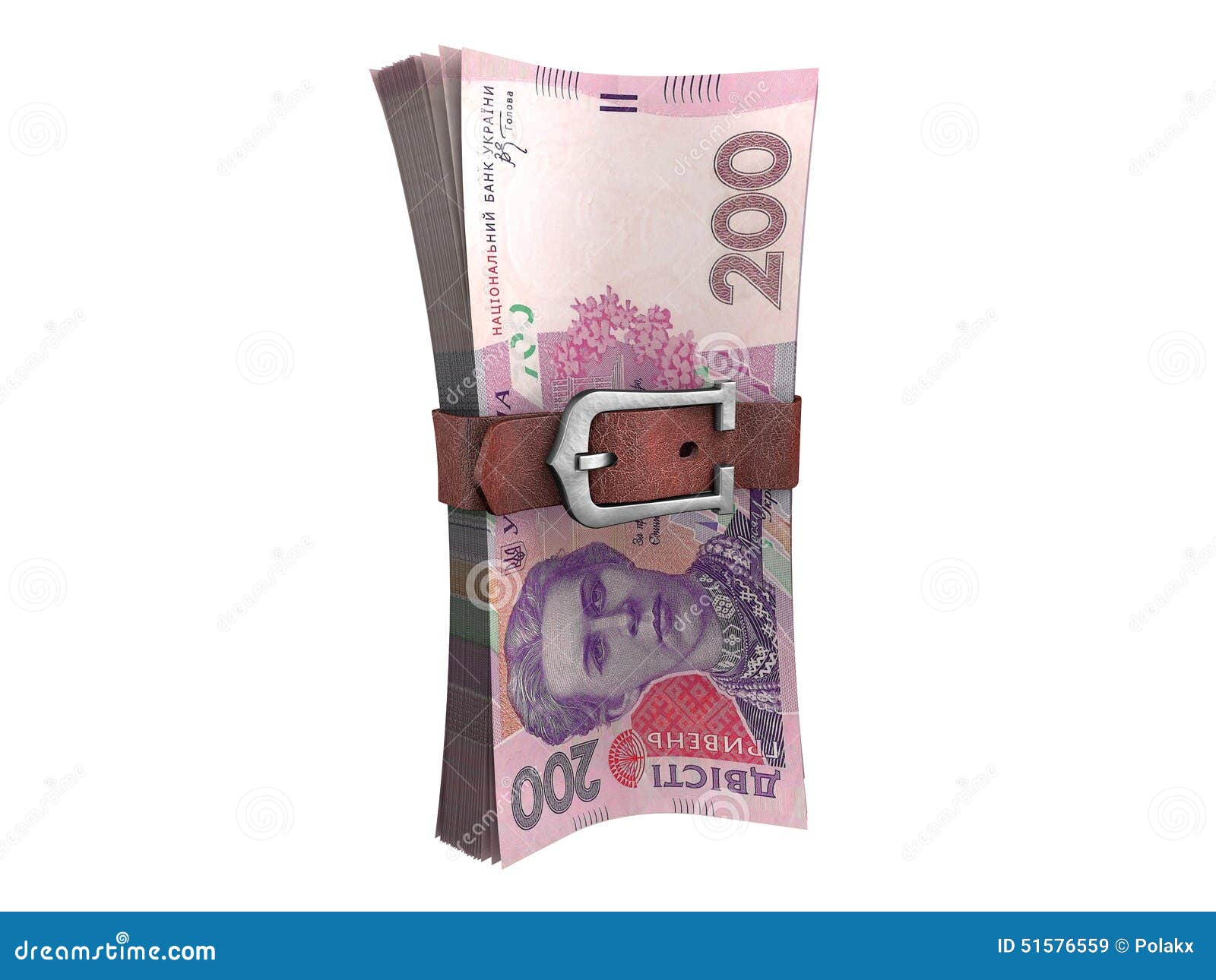 Kuten Bunt Av Ukrainska Pengarsedlar Stock Illustrationer ...