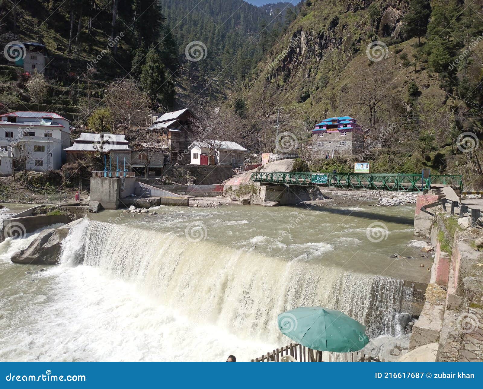 Kutton Water Fall Neelum Valley Editorial Photography - Image of lake ...