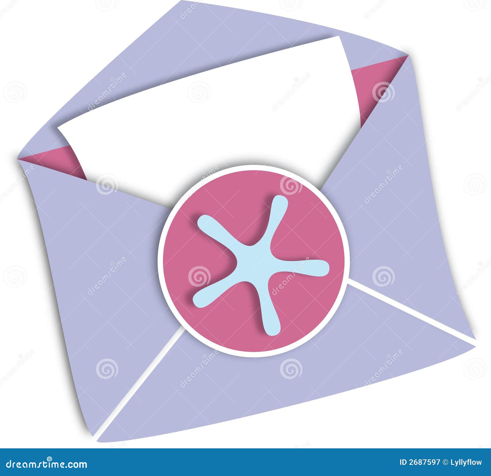 Kuvert stock illustrationer. Illustration av folioark - 2687597