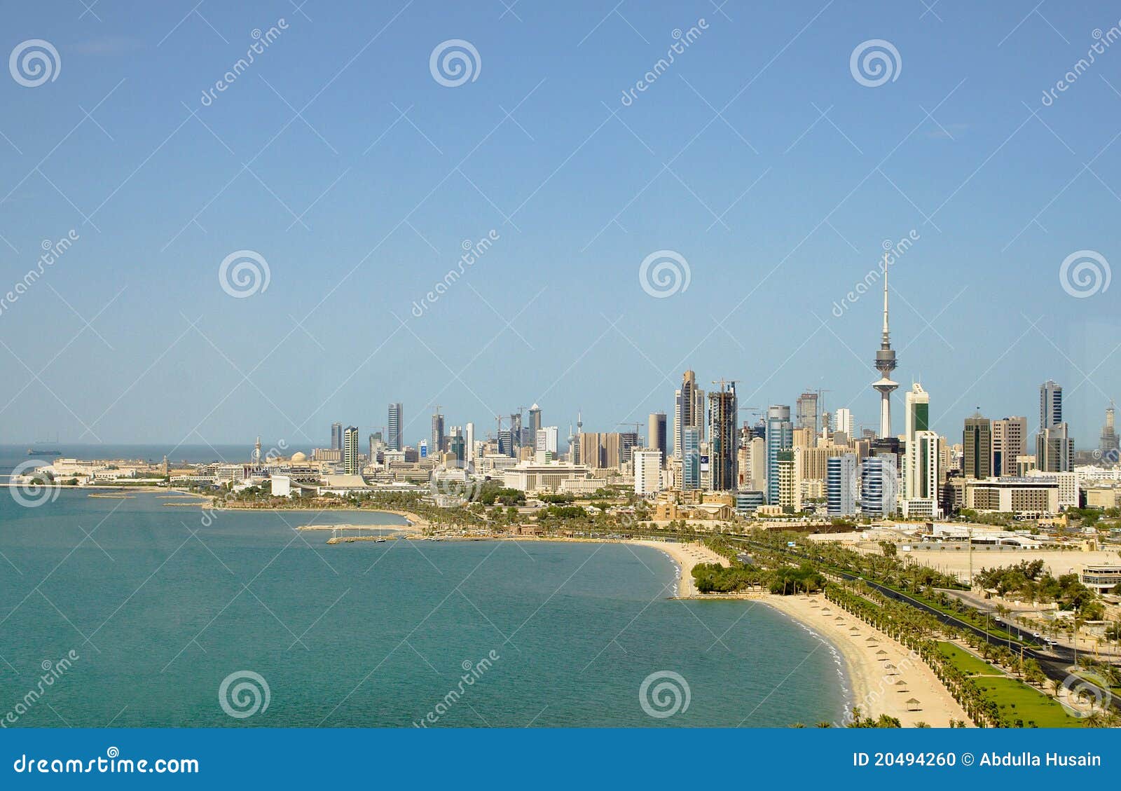 Kuwait City stock photo. Image of shuwaikh, modern, city - 20494260