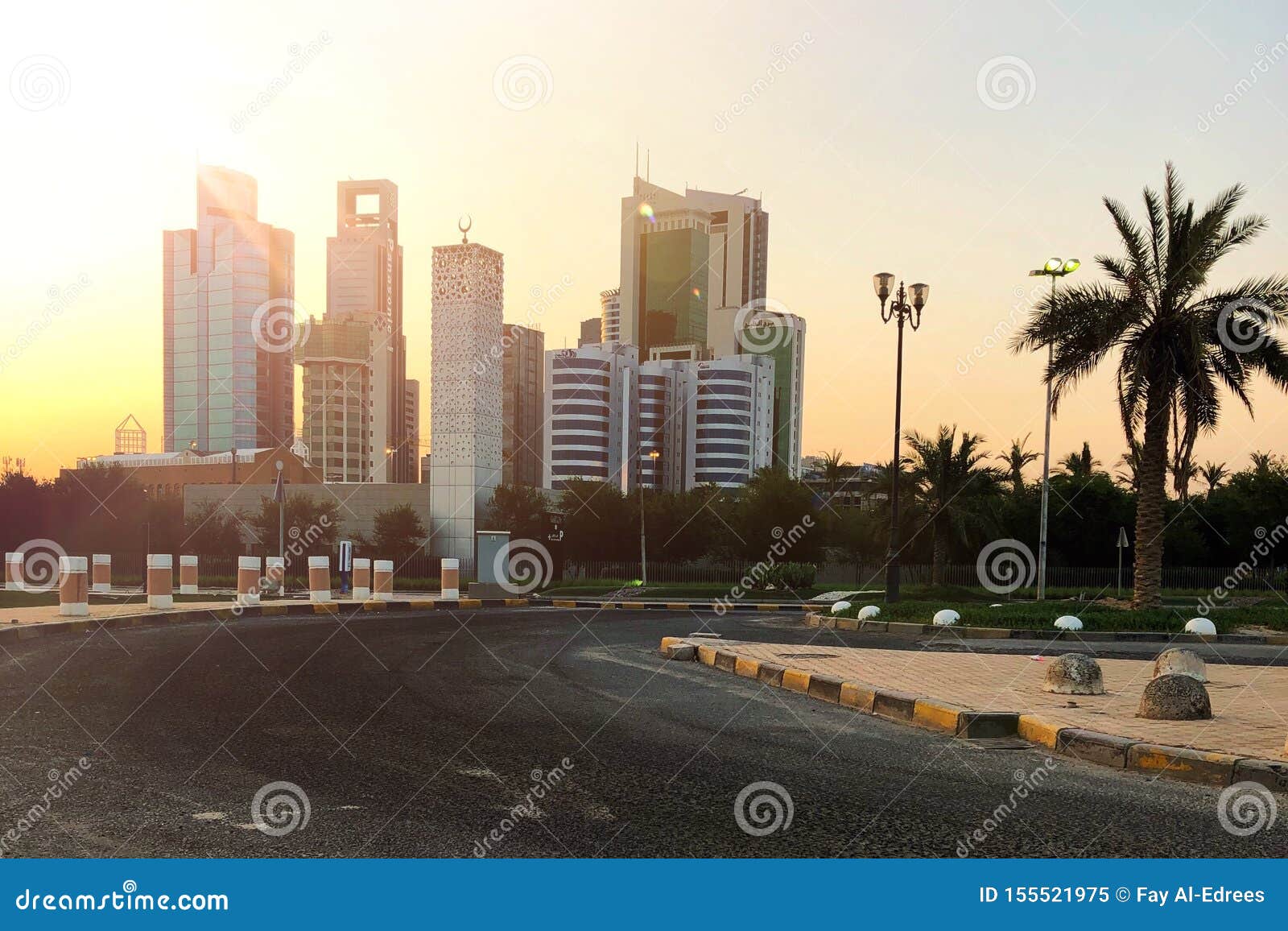 Kuwait City editorial image. Image of sunrise, company - 155521975