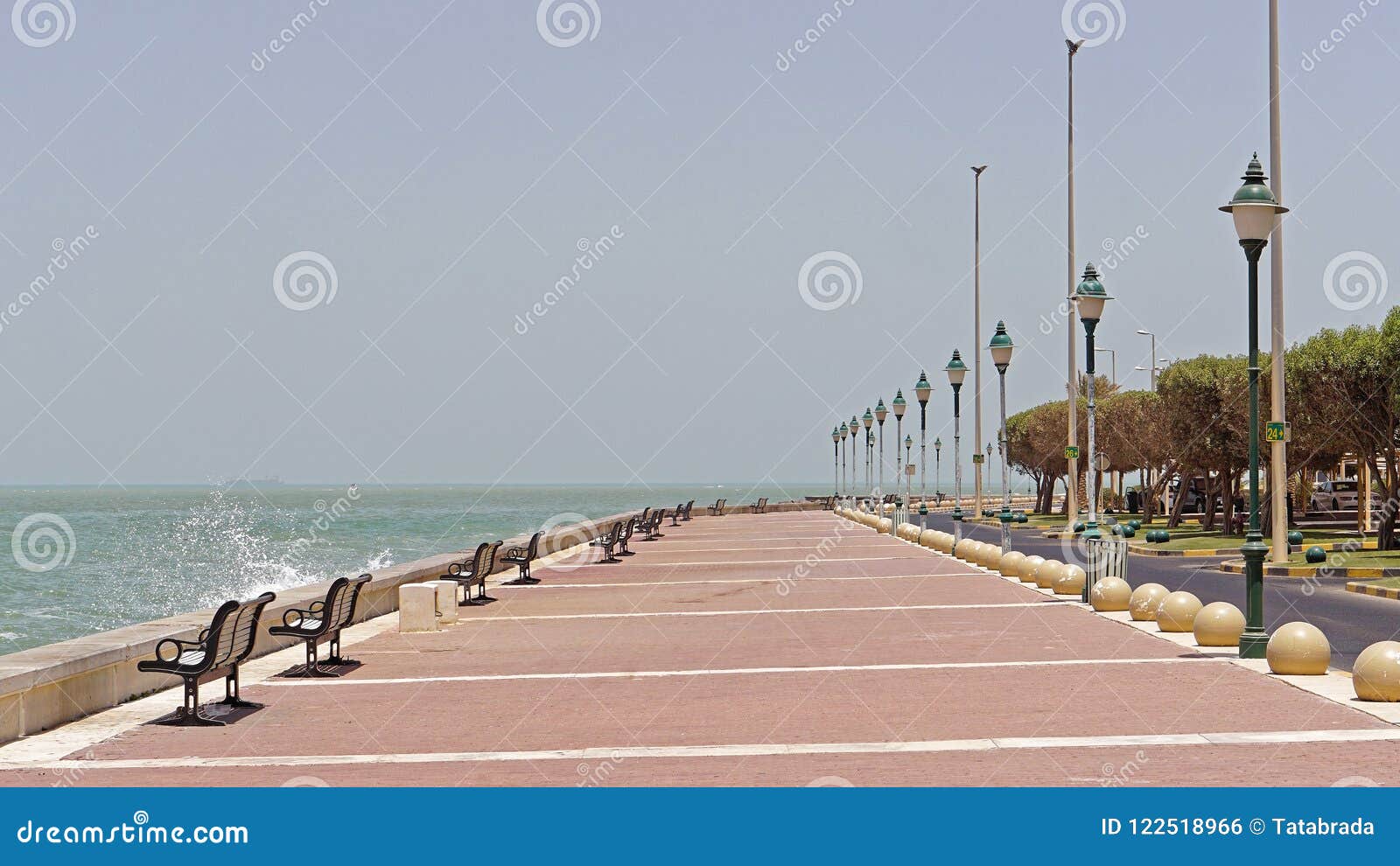 Kuwait coast walk stock photo. Image of park, coast - 122518966
