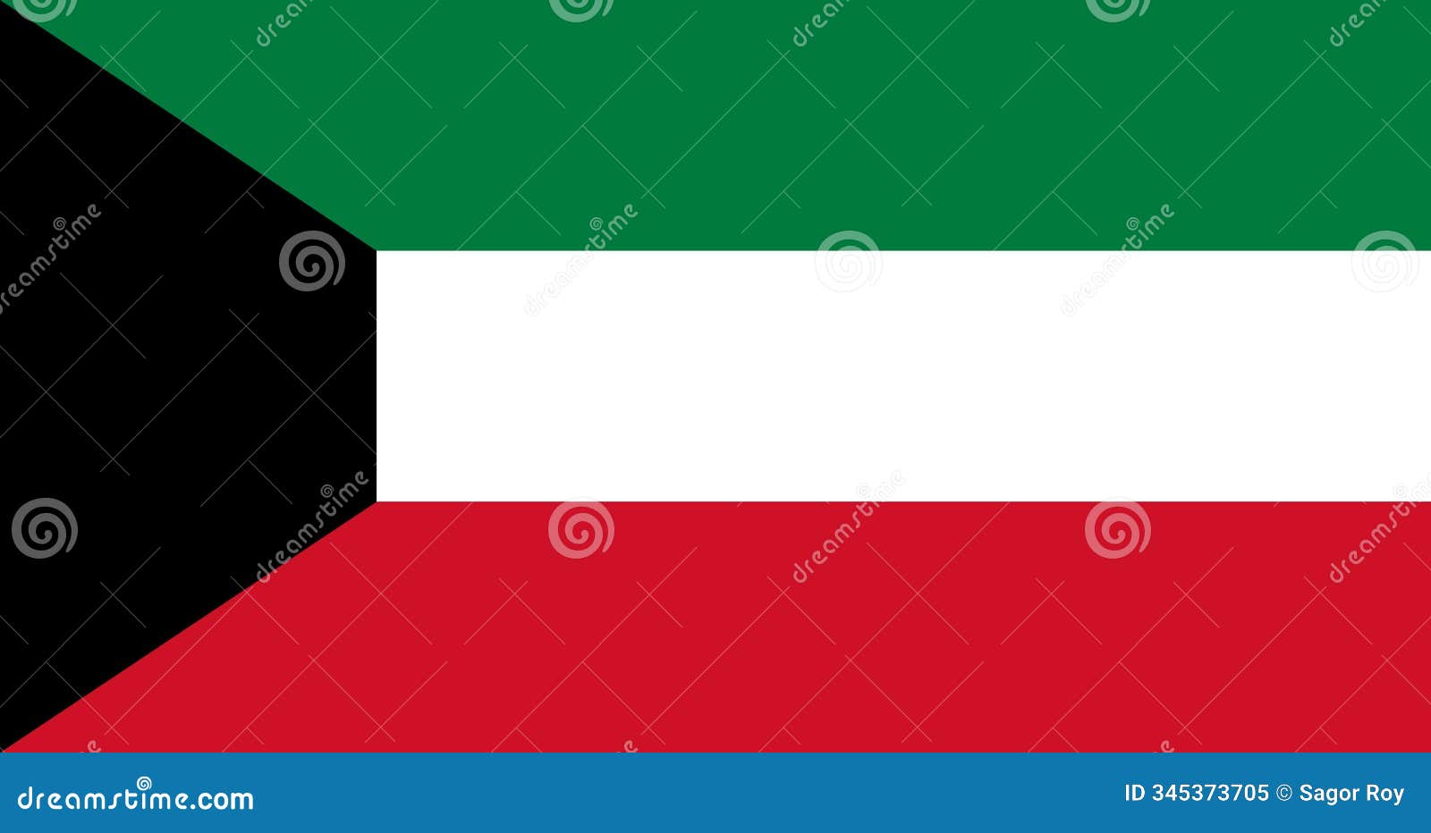 Kuwait Flag Illustration Premium Quality High Resolution 300DPI Stock ...