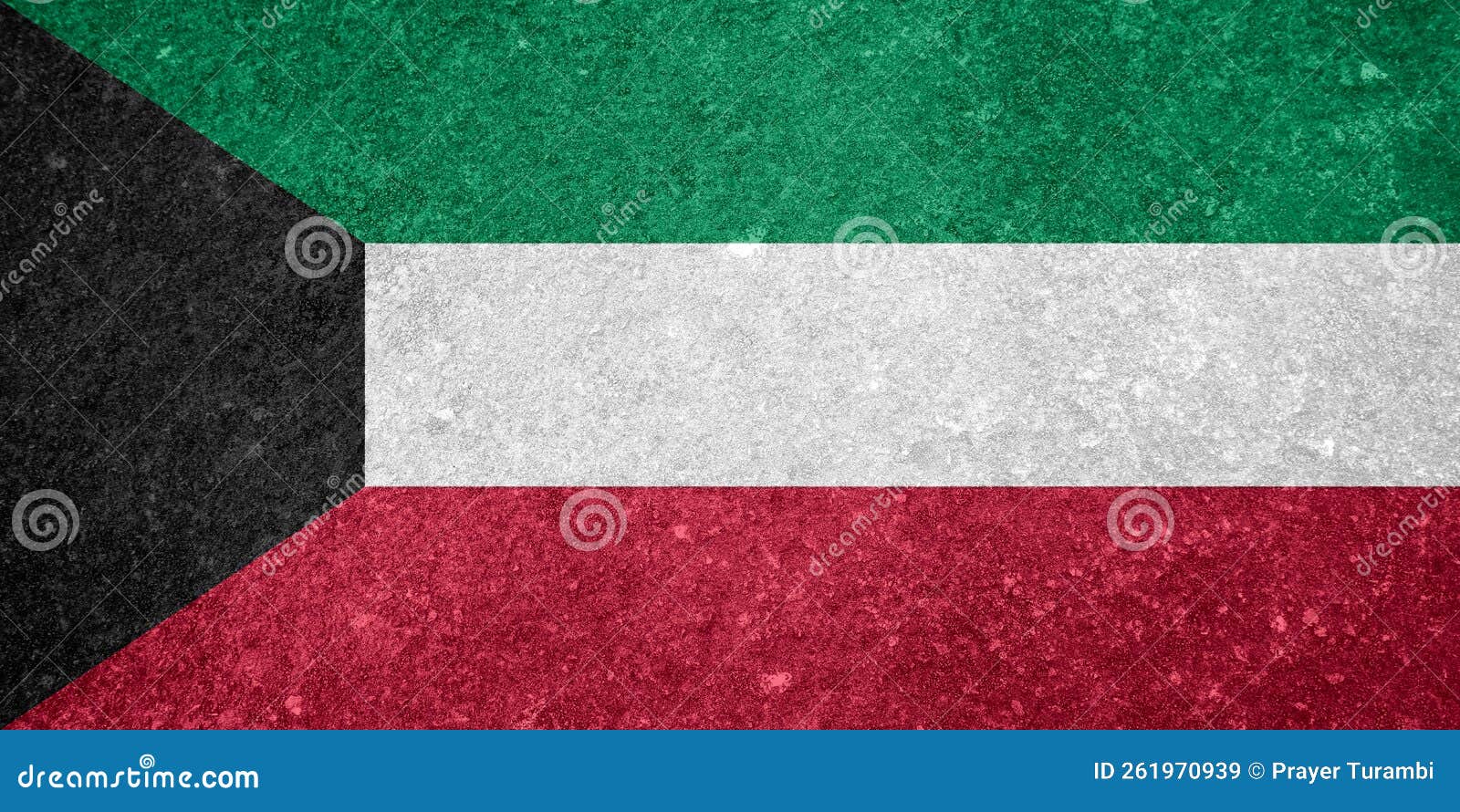 Kuwait Flag Texture As the Background Stock Image - Image of background ...