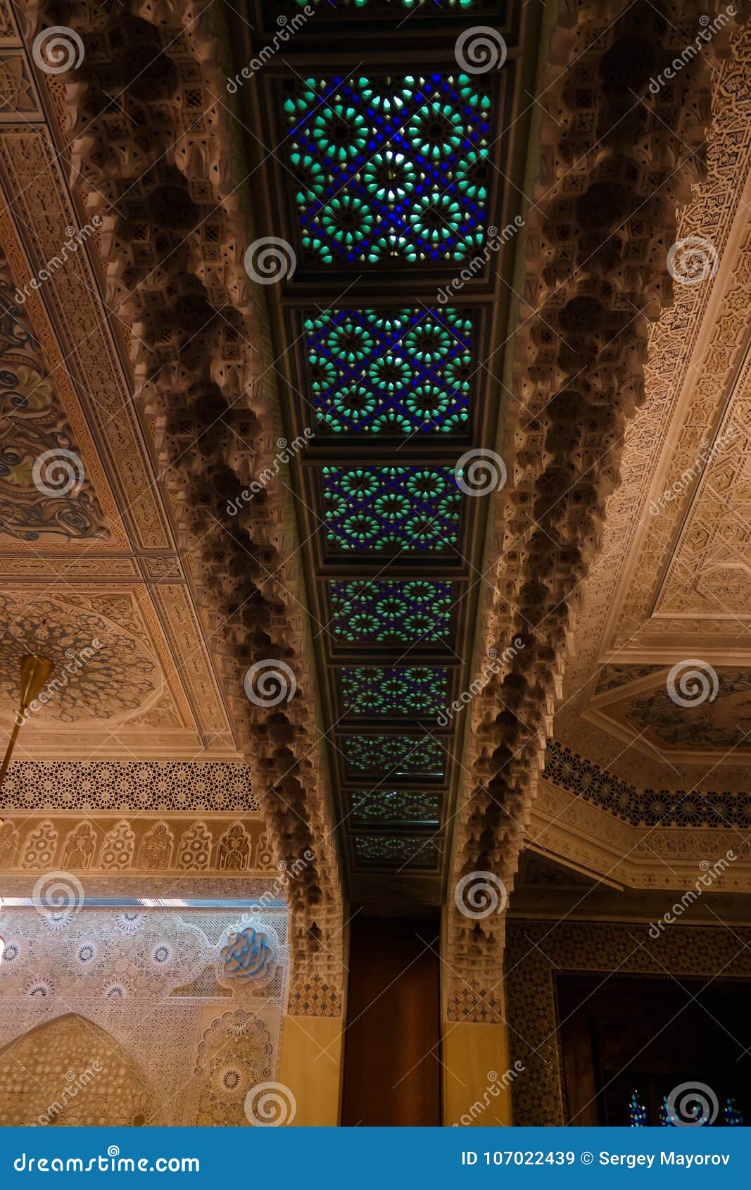 Kuwait Grand Mosque Interior, Kuwait-city, Kuwait Editorial Stock Image ...