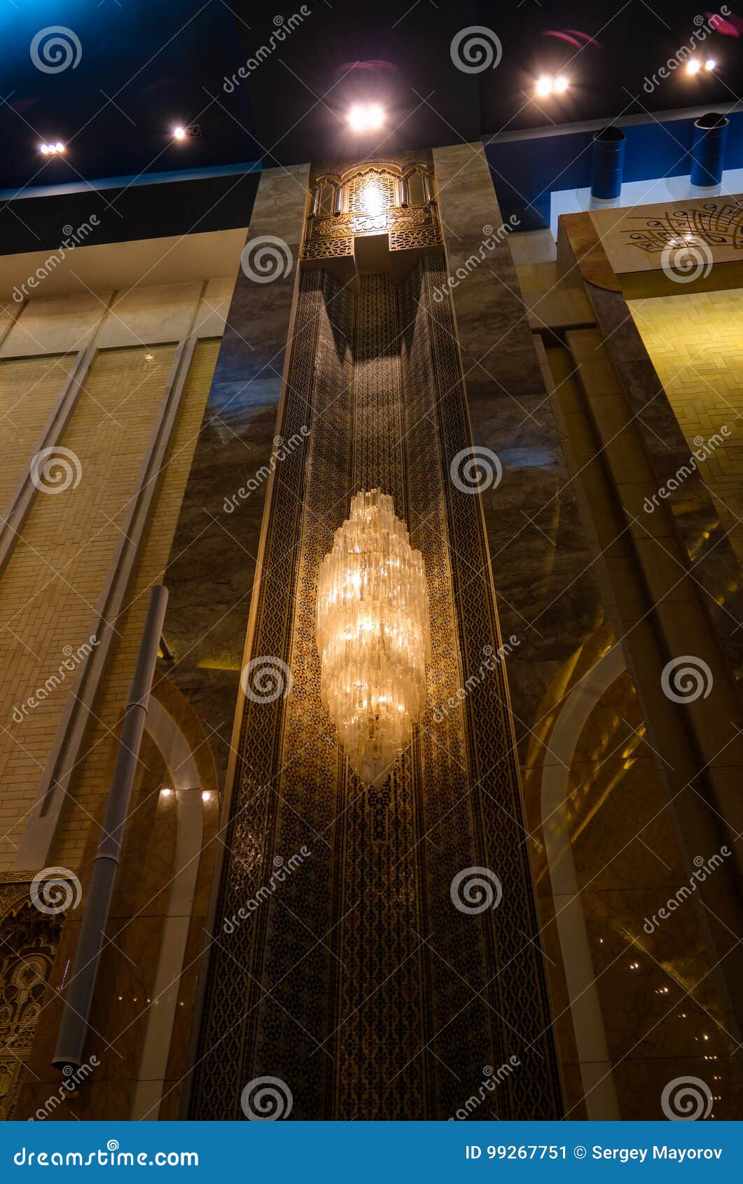 Kuwait Grand Mosque Interior, Kuwait-city, Kuwait Stock Image - Image ...