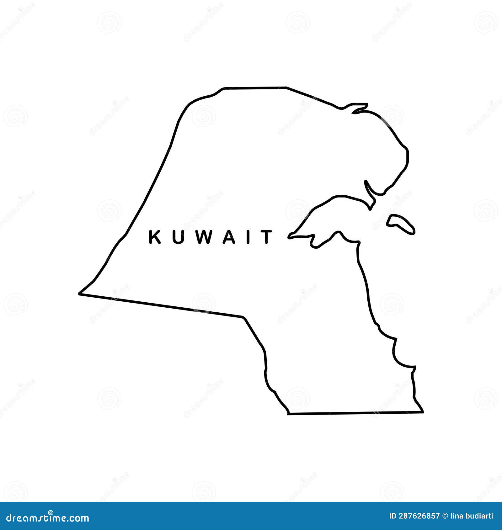 KUWAIT map icon stock illustration. Illustration of city - 287626857