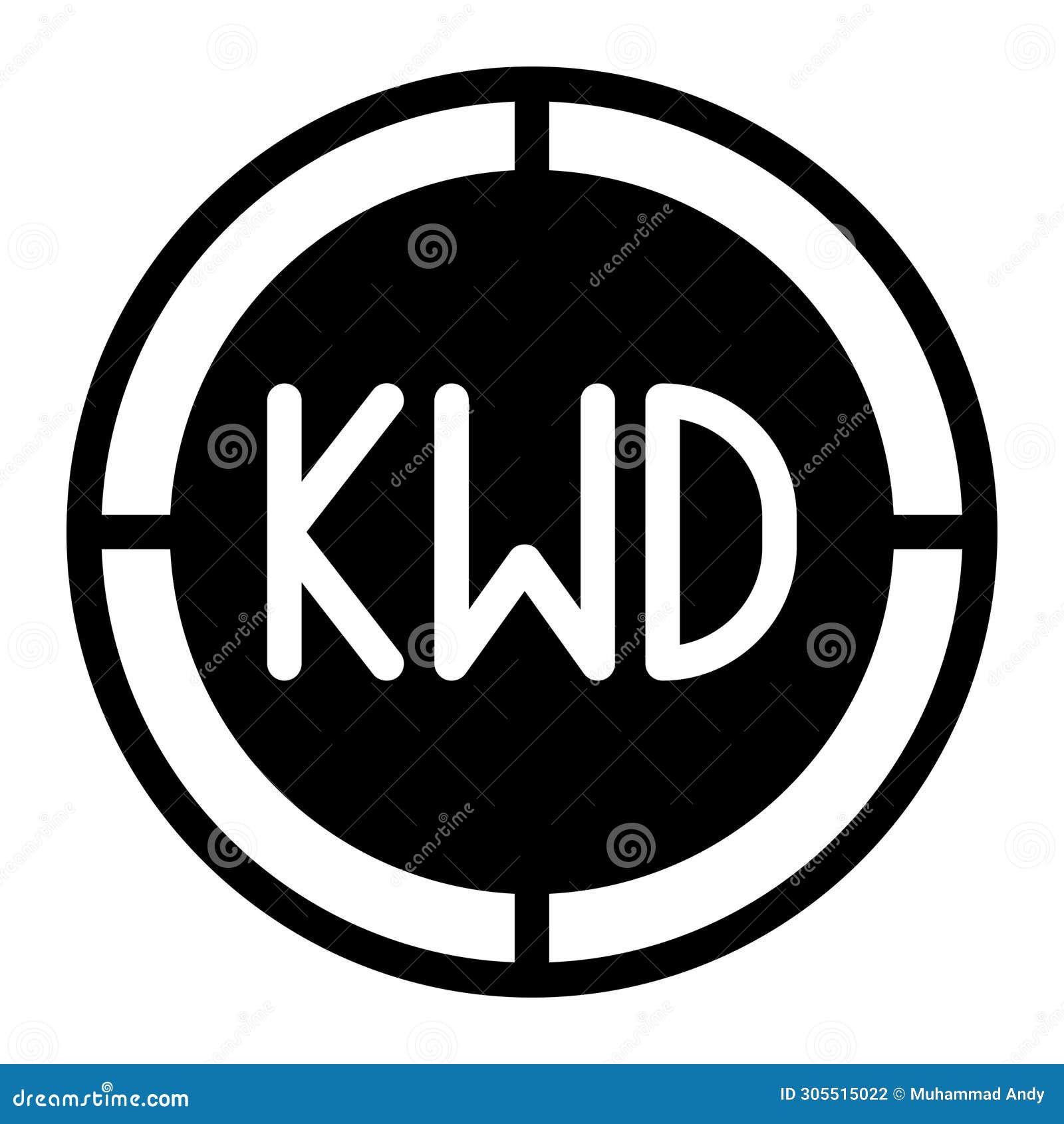 Kuwait Money Flat Icon. Vector Illustration of Money Vector Icon for ...