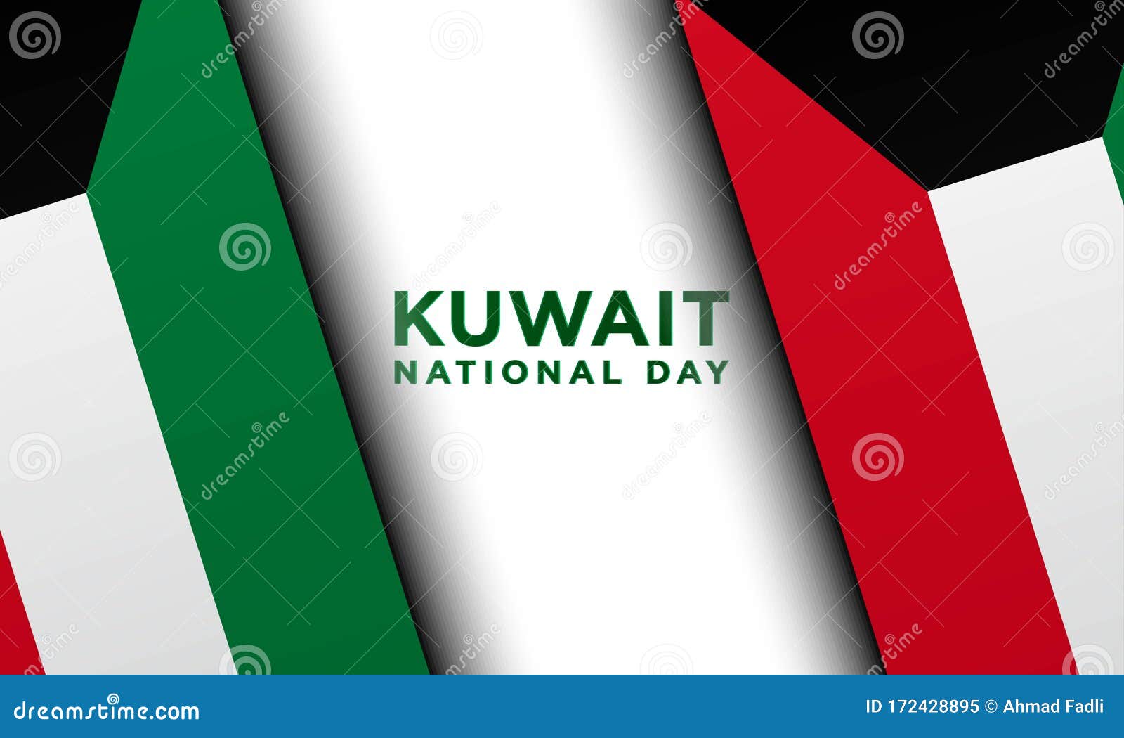 Kuwait National Day Background. Stock Vector - Illustration of design ...