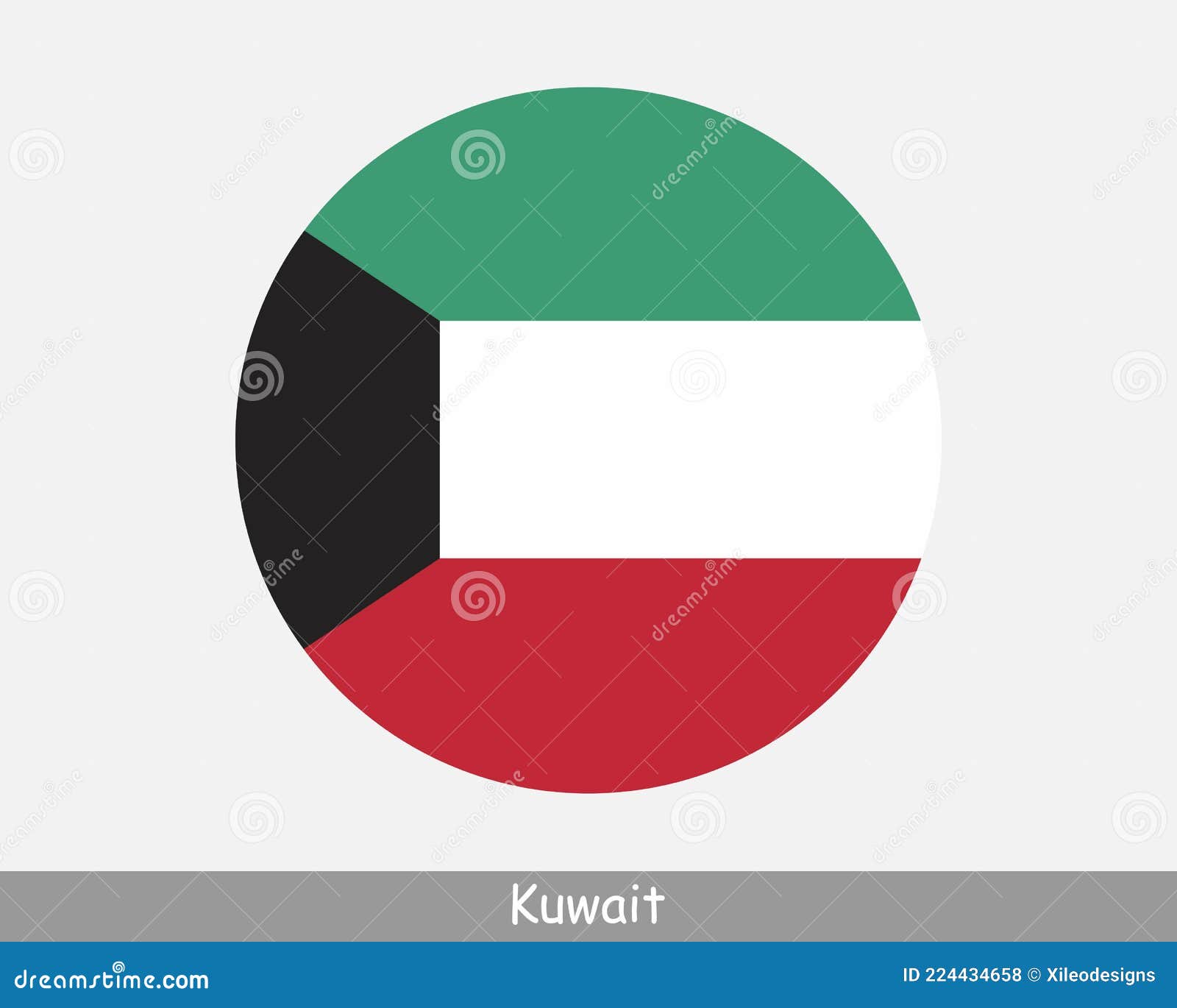Kuwait Round Logos. Vector Illustration | CartoonDealer.com #216872286