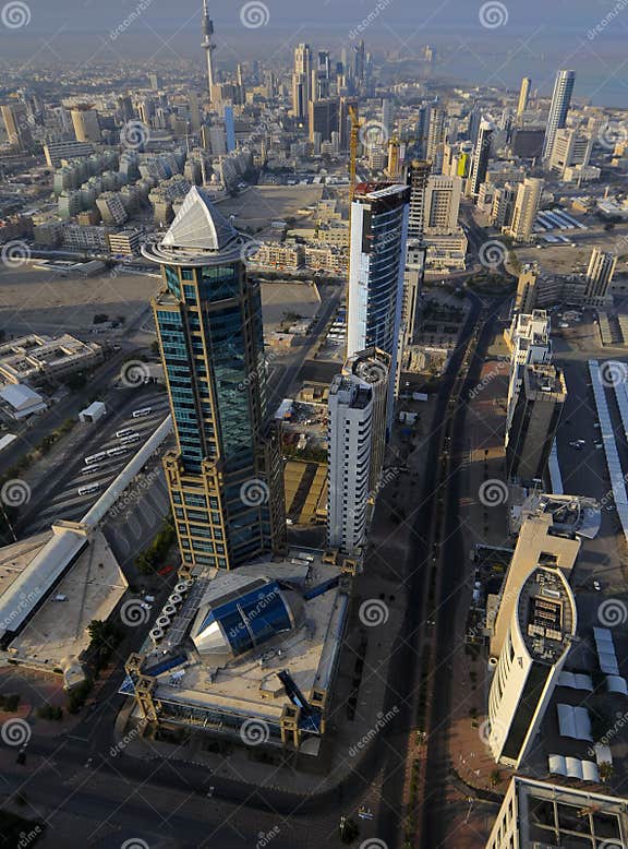 Kuwait from the Sky stock photo. Image of city, attraction - 10506238