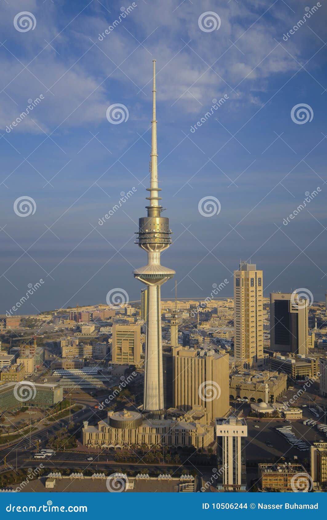 Kuwait from the Sky stock photo. Image of building, atlantic - 10506244