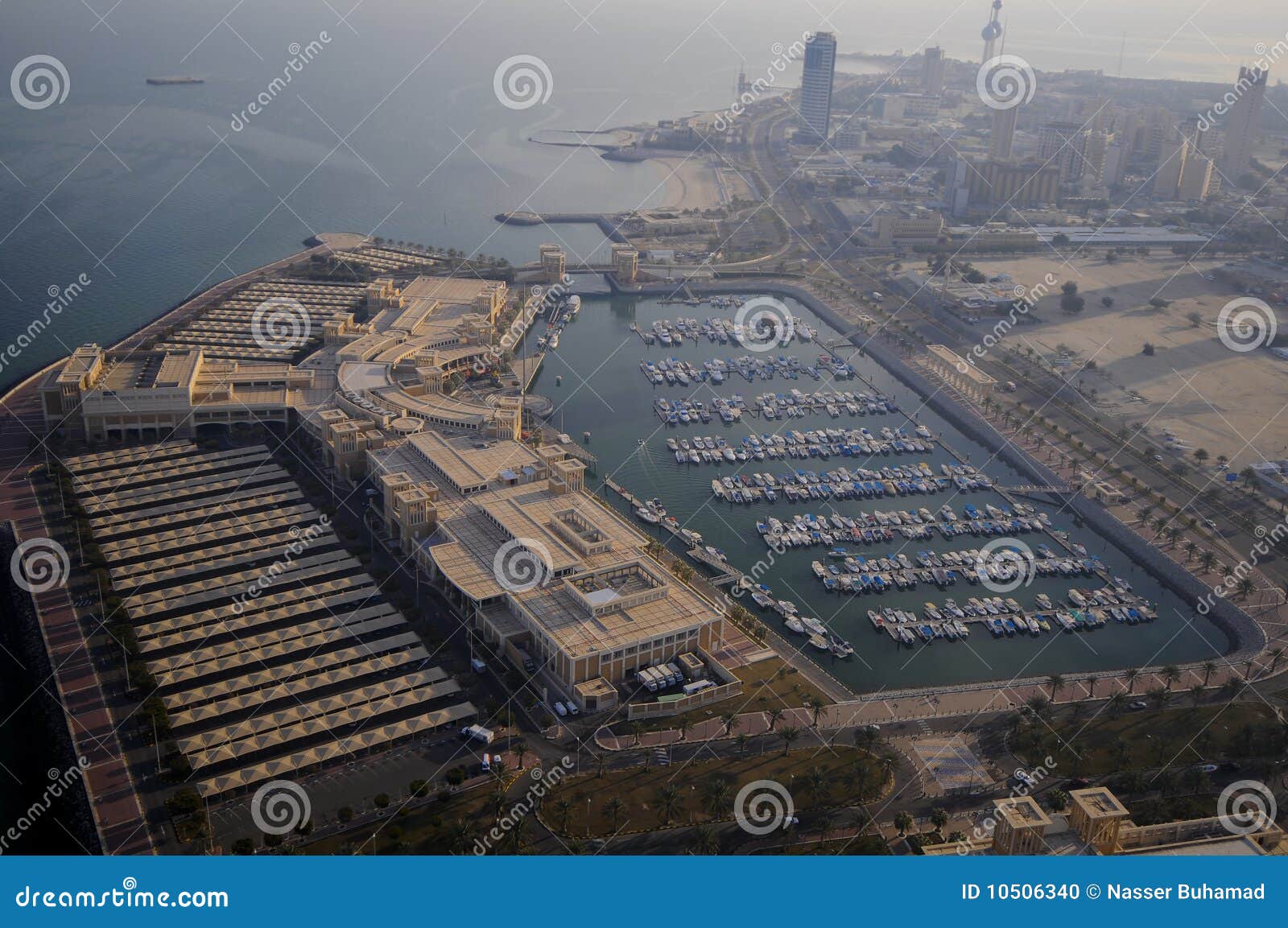 Kuwait from the Sky stock photo. Image of highest, high - 10506340