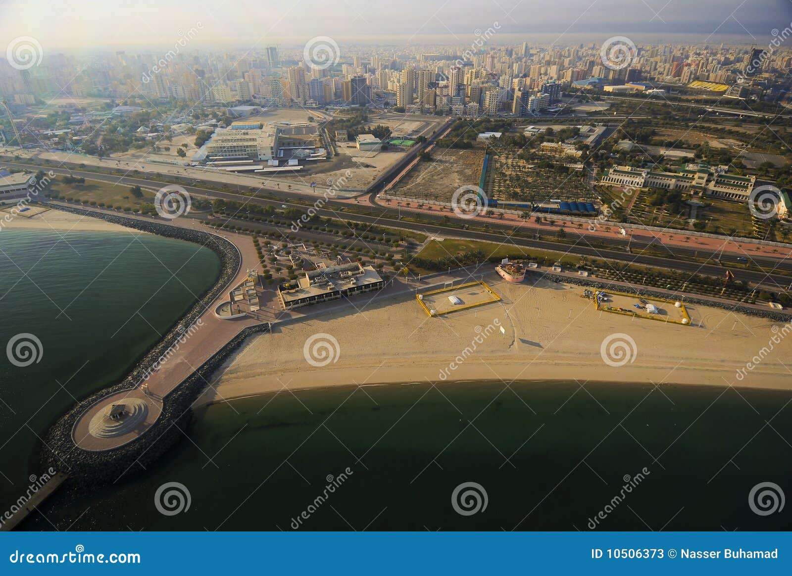 Kuwait from the Sky stock image. Image of cloudy, arabia - 10506373