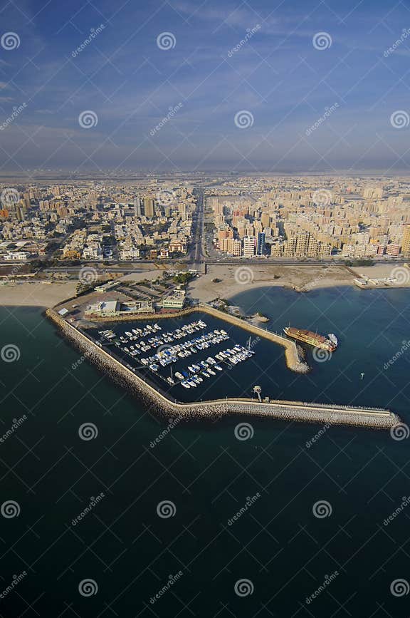Kuwait from the Sky stock photo. Image of panorama, cityscape - 10506434