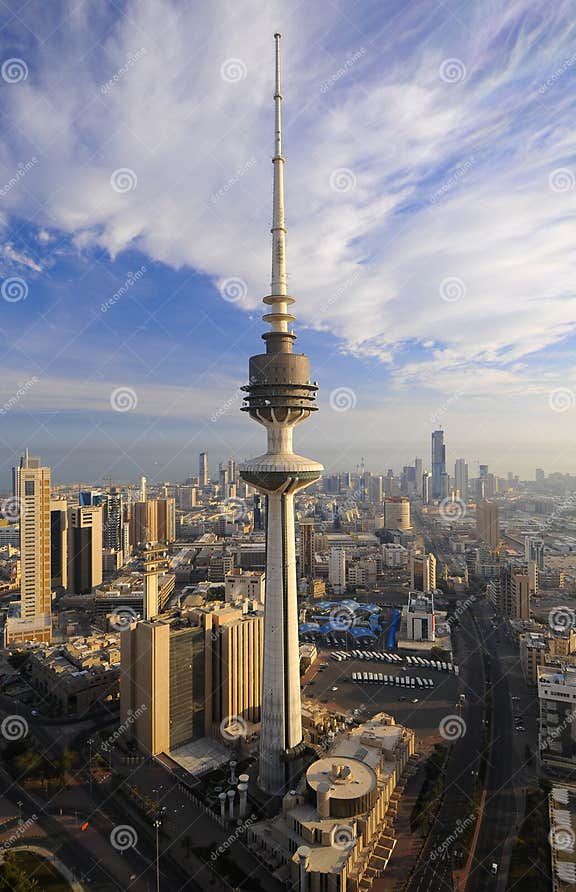 Kuwait from the Sky stock photo. Image of building, clouds - 4539766