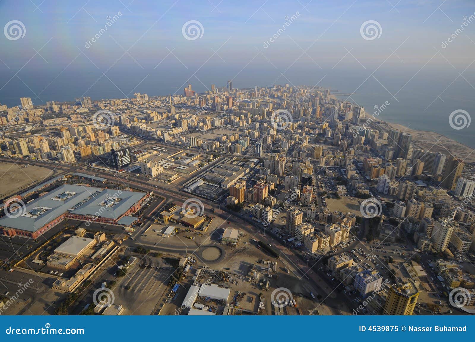 Kuwait from the Sky stock image. Image of cloud, kuwait - 4539875