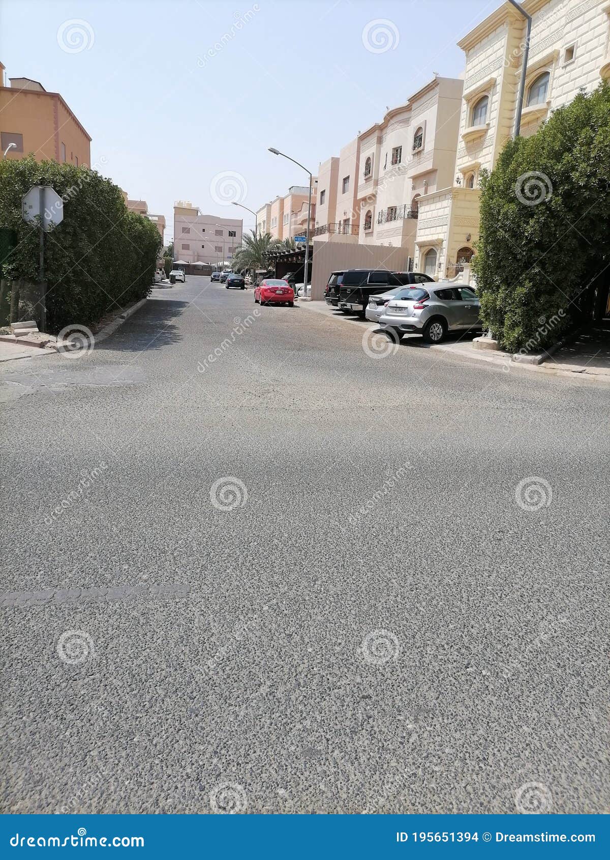 Kuwait Street, House & Bilding in a Town . Town of Quirawan. Editorial ...