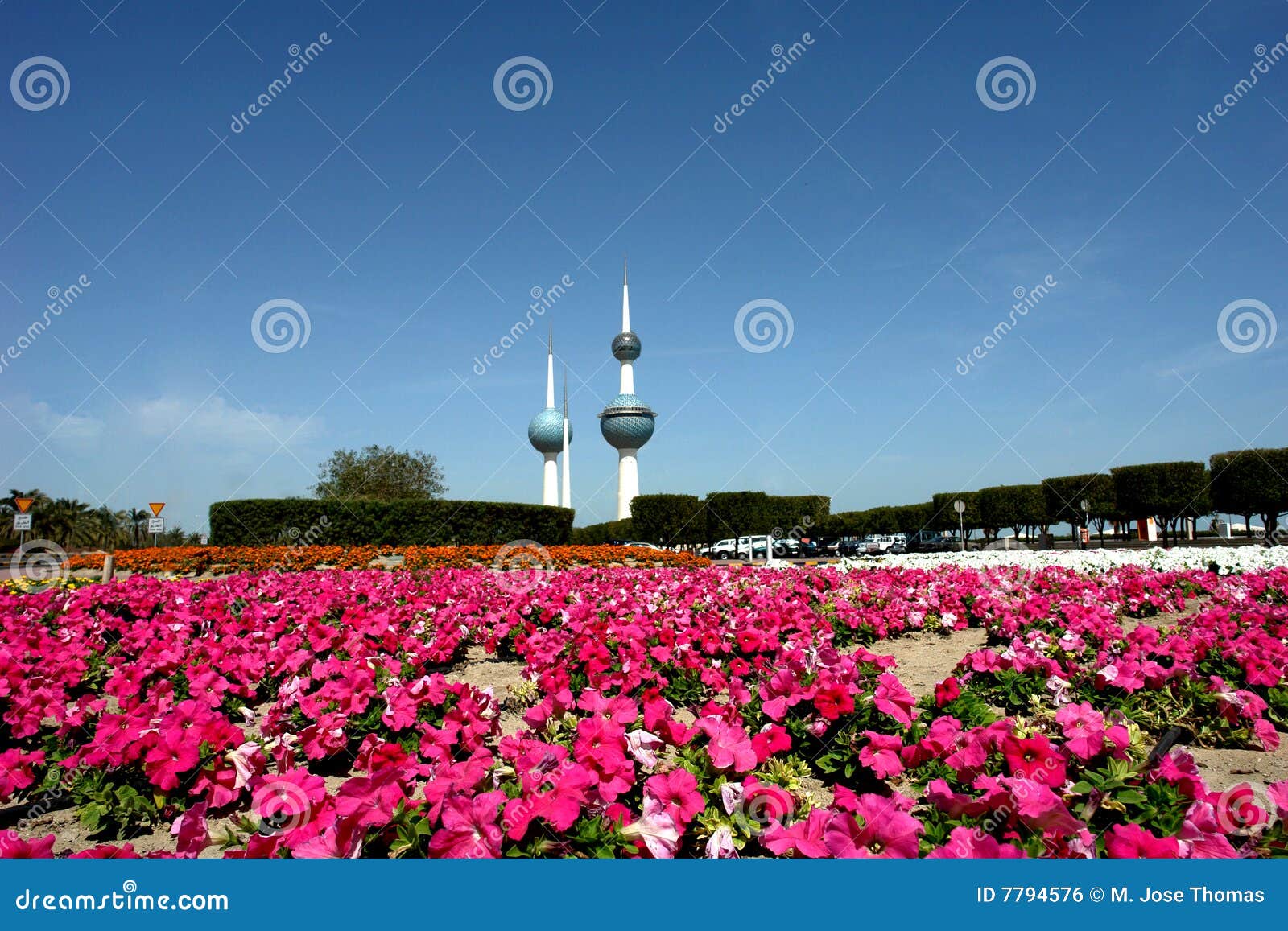 Kuwait tower stock photo. Image of arab, tower, east, towers - 7794576