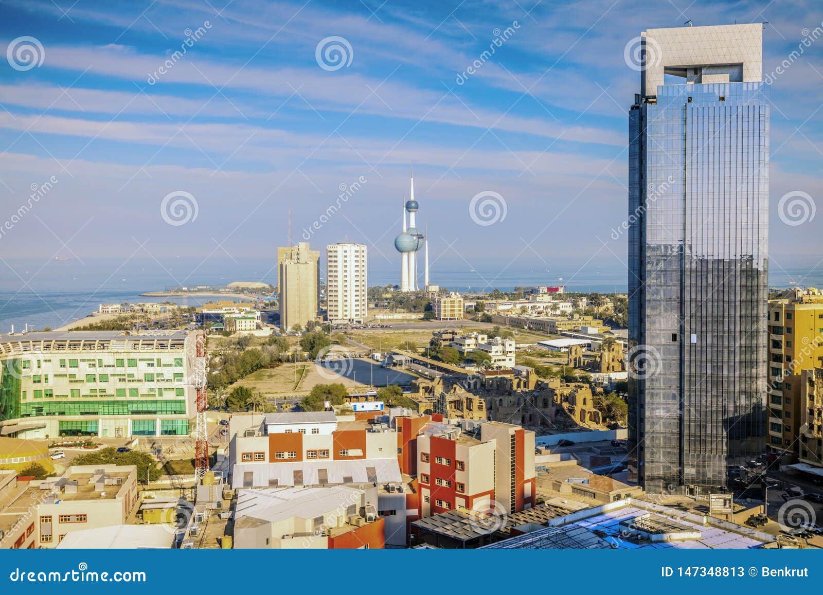 Kuwait Towers Stock Photo | CartoonDealer.com #113957148