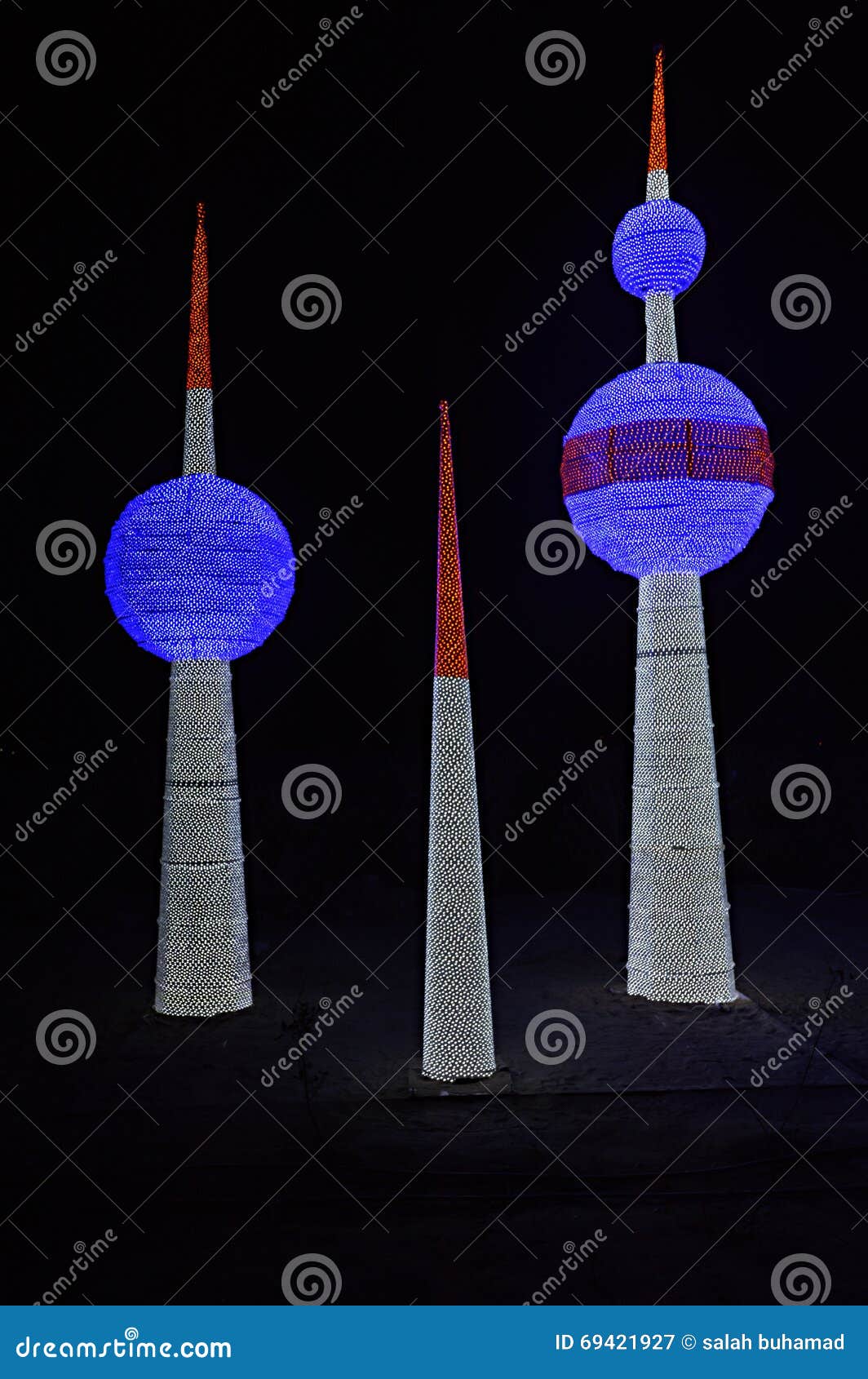 Kuwait Towers Stock Image | CartoonDealer.com #69421927