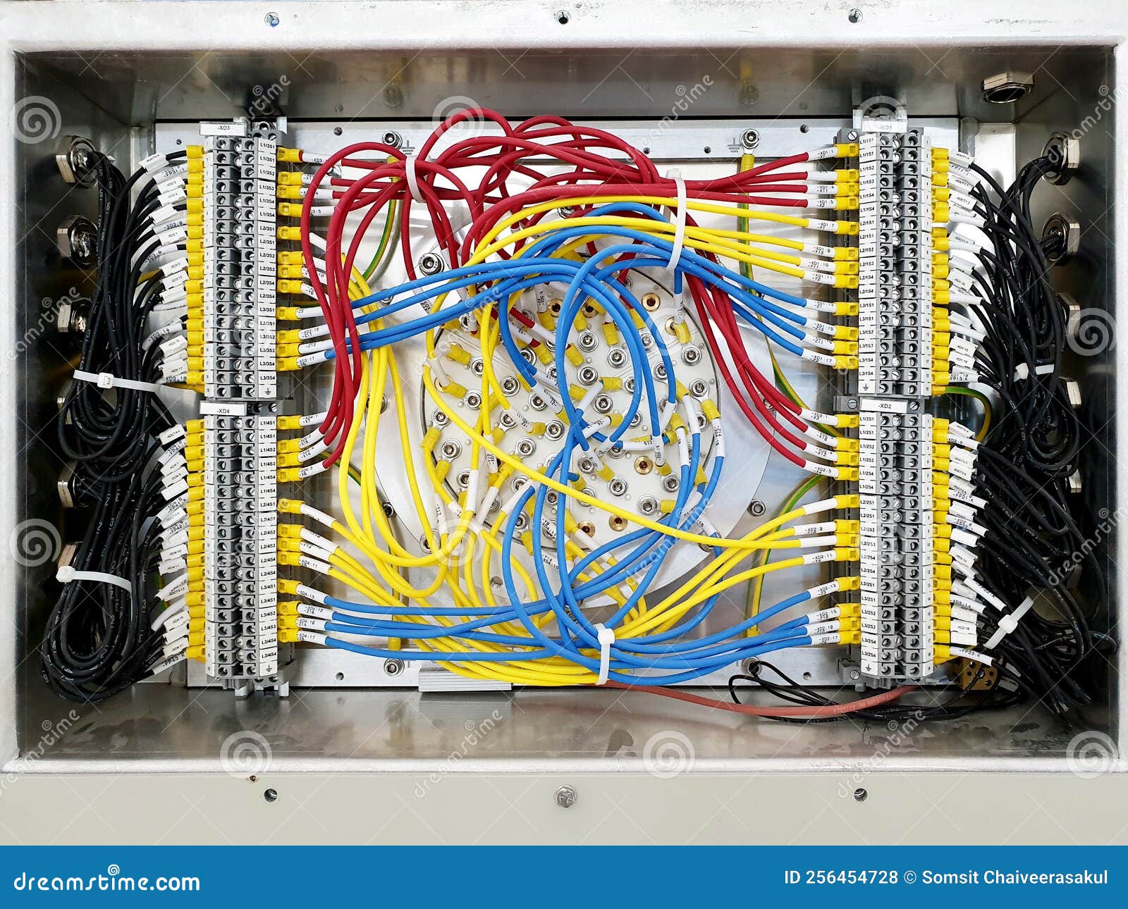 115kV Gas Insulated Current Transformer Termination Stock Photo - Image ...