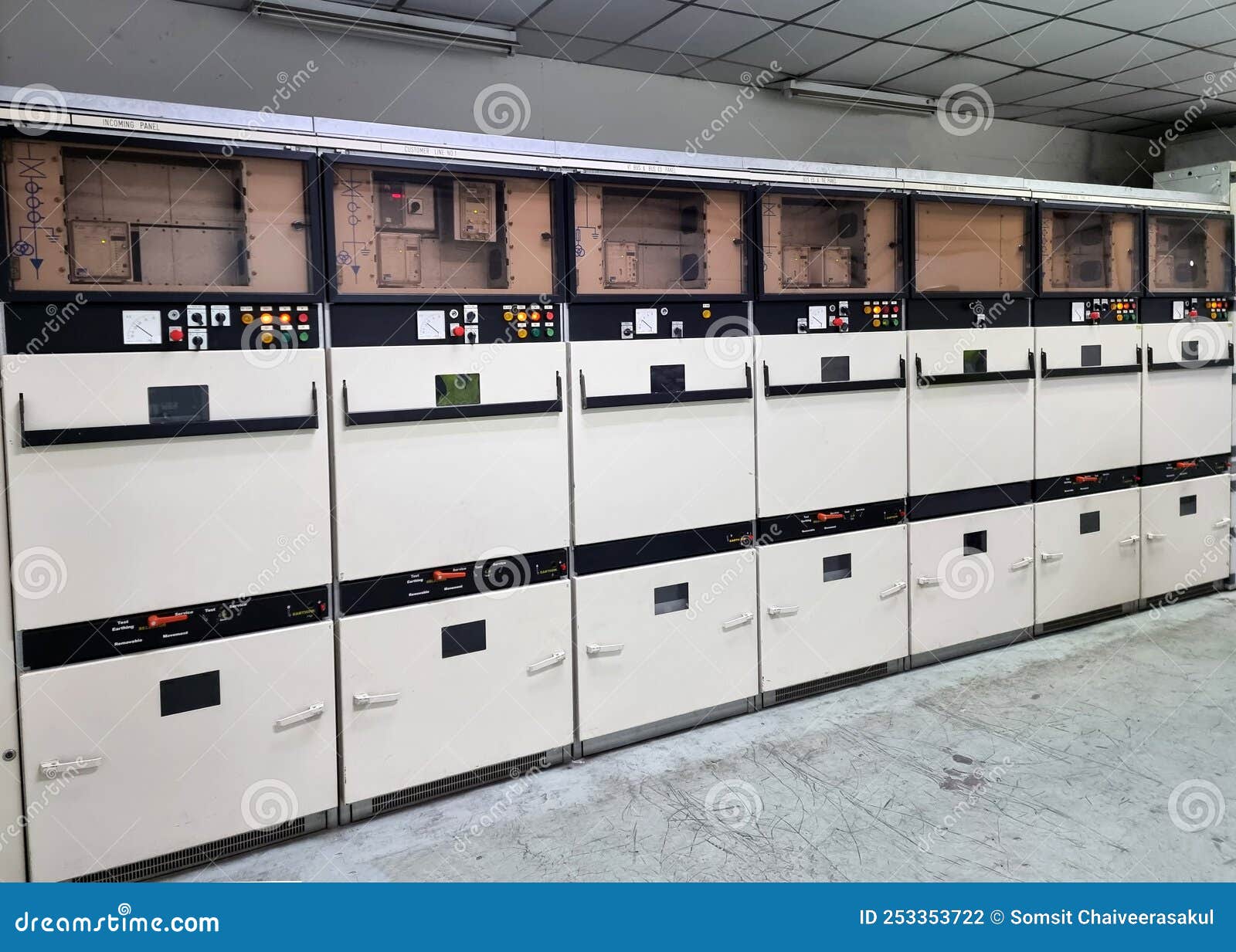 22kV Medium-voltage Switchgear Stock Photo - Image of medium ...
