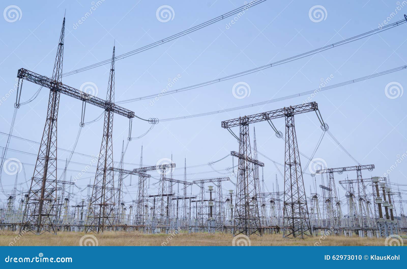 750kV substation stock photo. Image of lines, electricity - 62973010