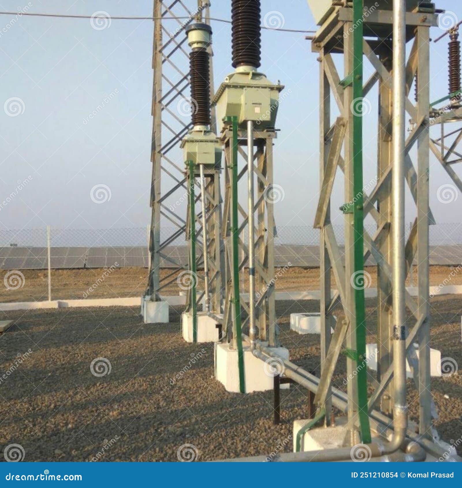 132 KV Switchyard in Karnataka INDIA Stock Photo - Image of engineering ...