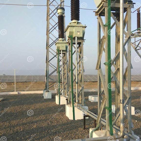 132 KV Switchyard in Karnataka INDIA Stock Photo - Image of engineering ...