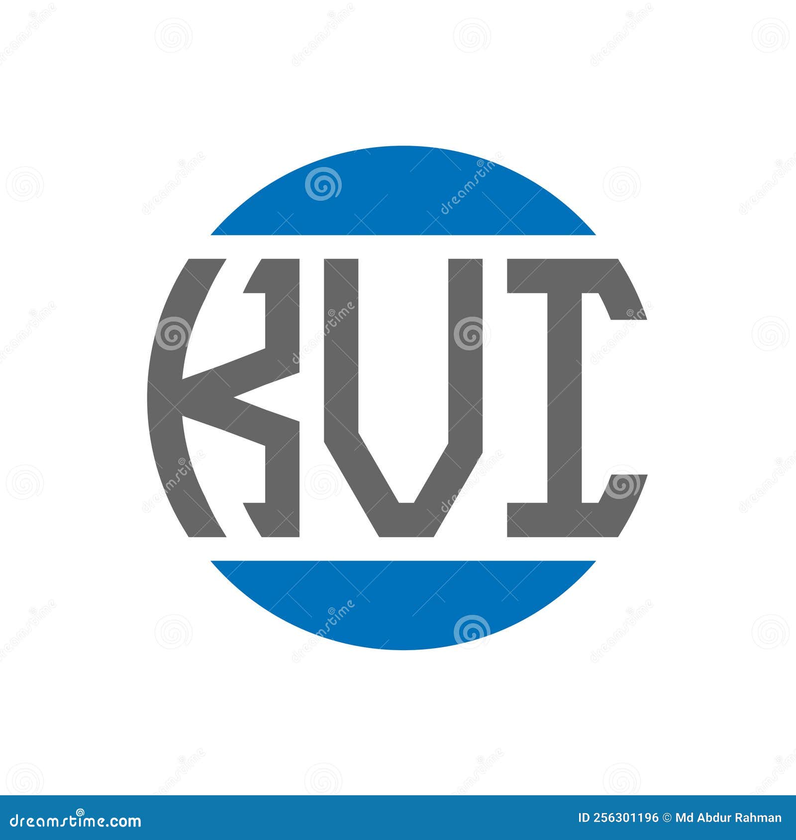 KVI Letter Logo Design on White Background. KVI Creative Initials ...