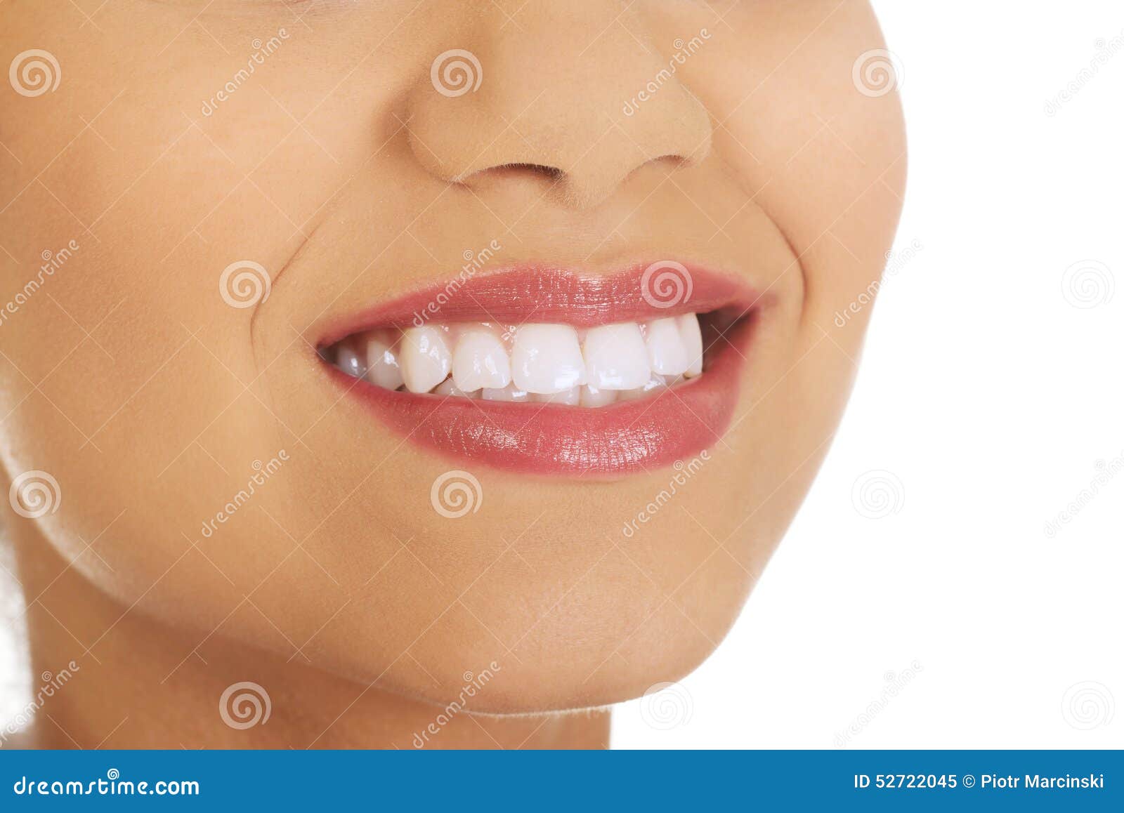 Kvinnas Mun Med Perfekt Leende Fotografering för Bildbyråer - Bild av ...