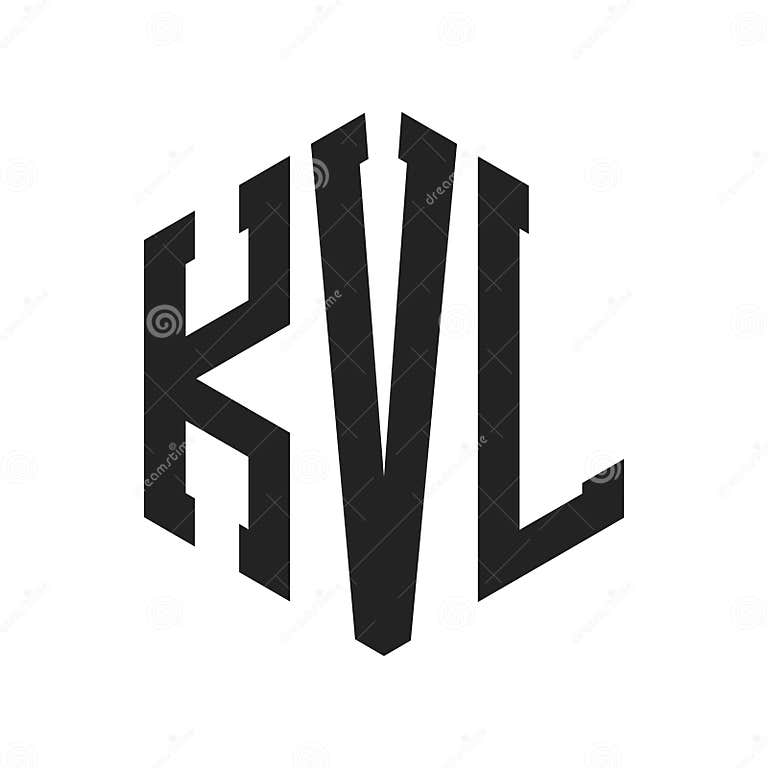 KVL Logo Design. Initial Letter KVL Monogram Logo Using Hexagon Shape ...