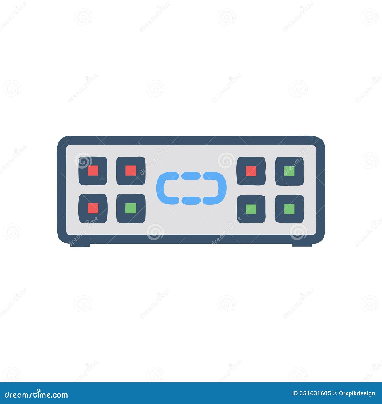 KVM Switch Icon for Device Control Stock Illustration - Illustration of ...