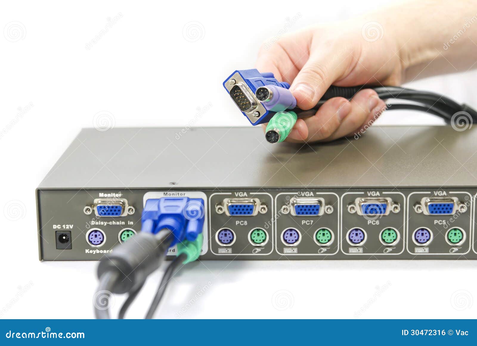KVM Switch stock photo. Image of chip, industrial, graphics - 30472316