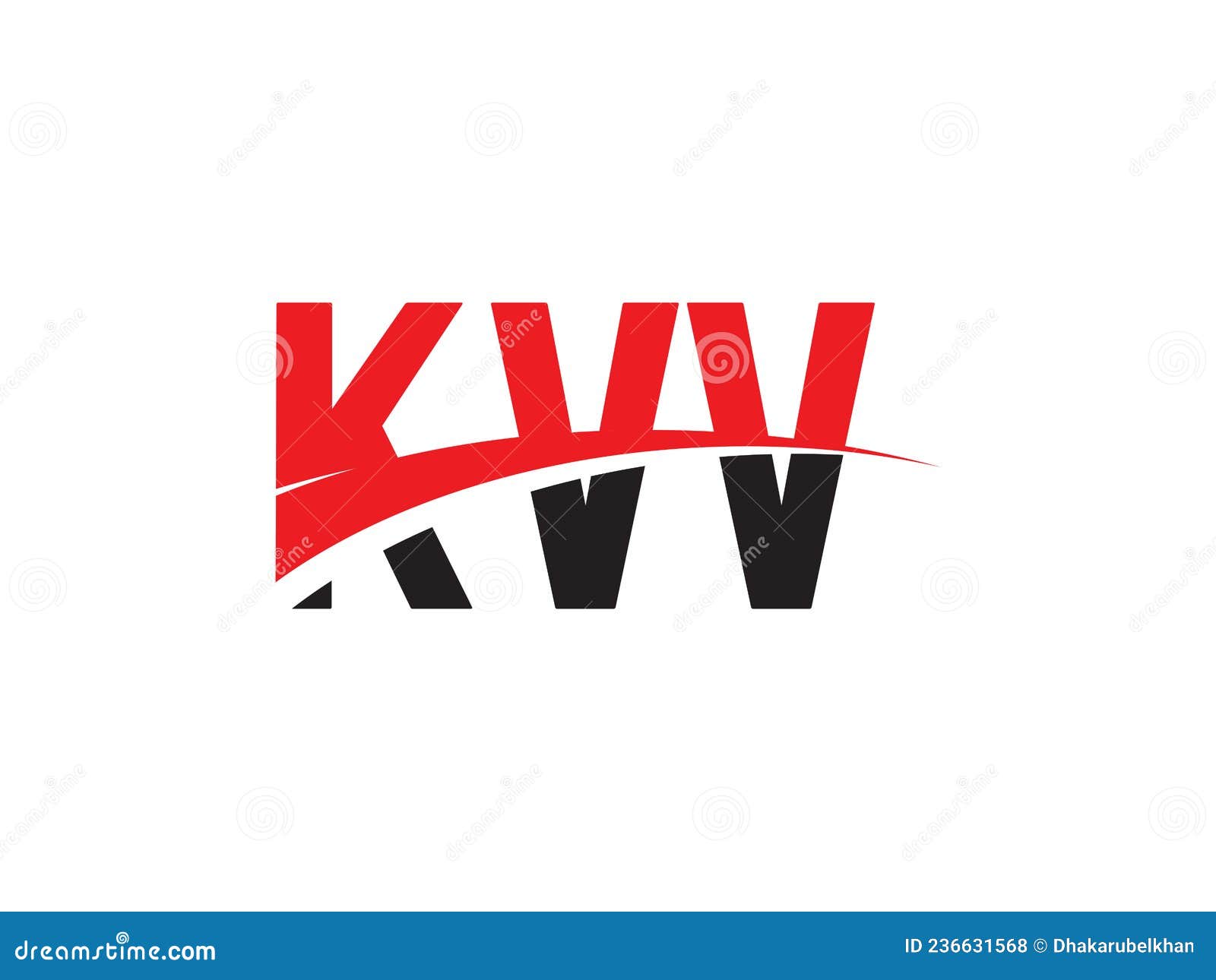 KVV Letter Initial Logo Design Stock Vector - Illustration of creative ...